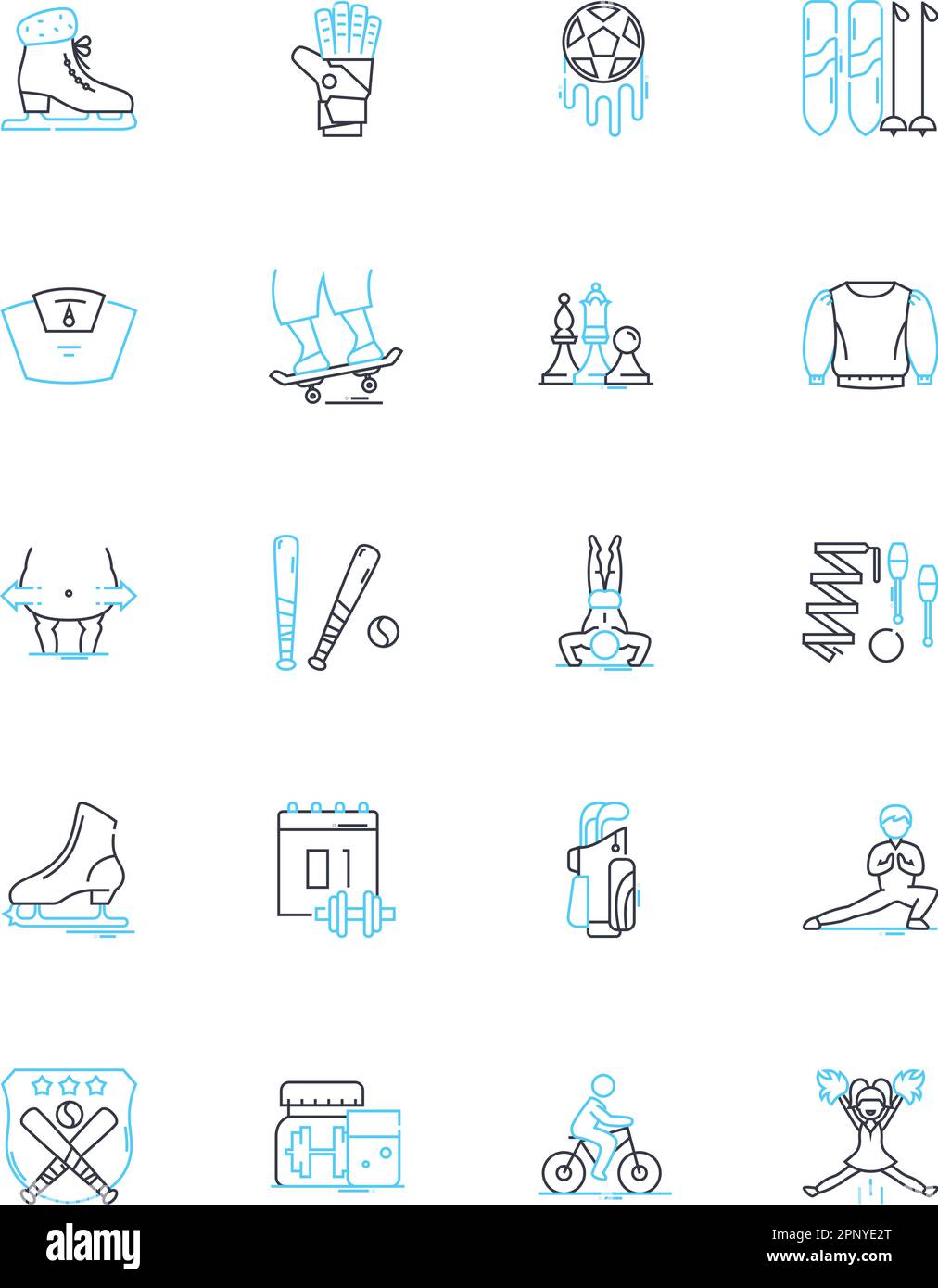 Health industry linear icons set. Wellness, Nutrition, Fitness ...