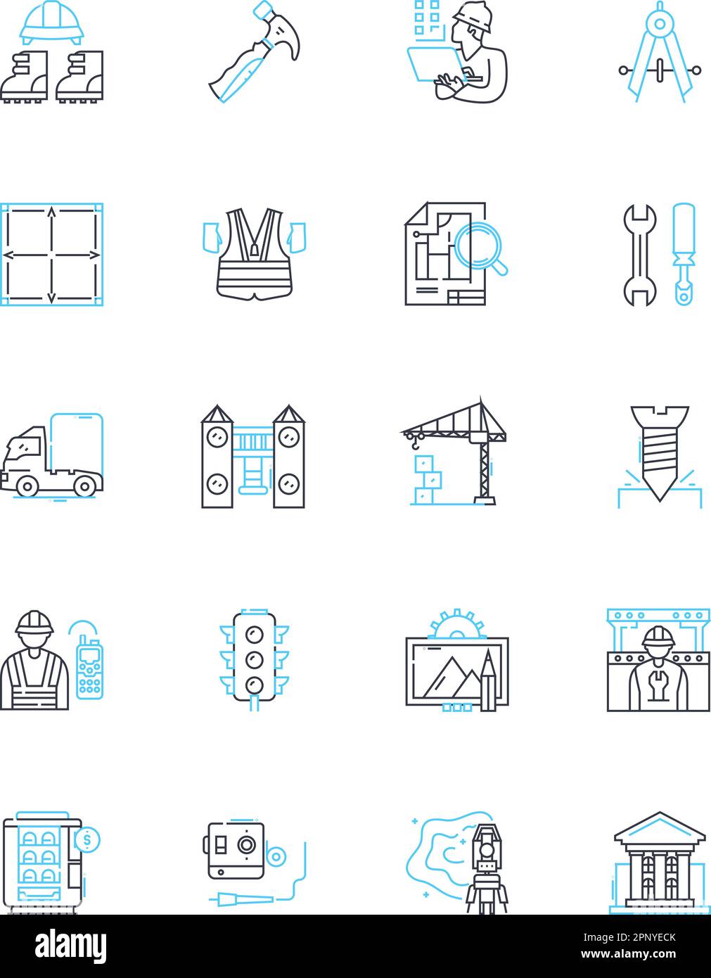 Design linear icons set. Creativity, Aesthetics, Innovation ...