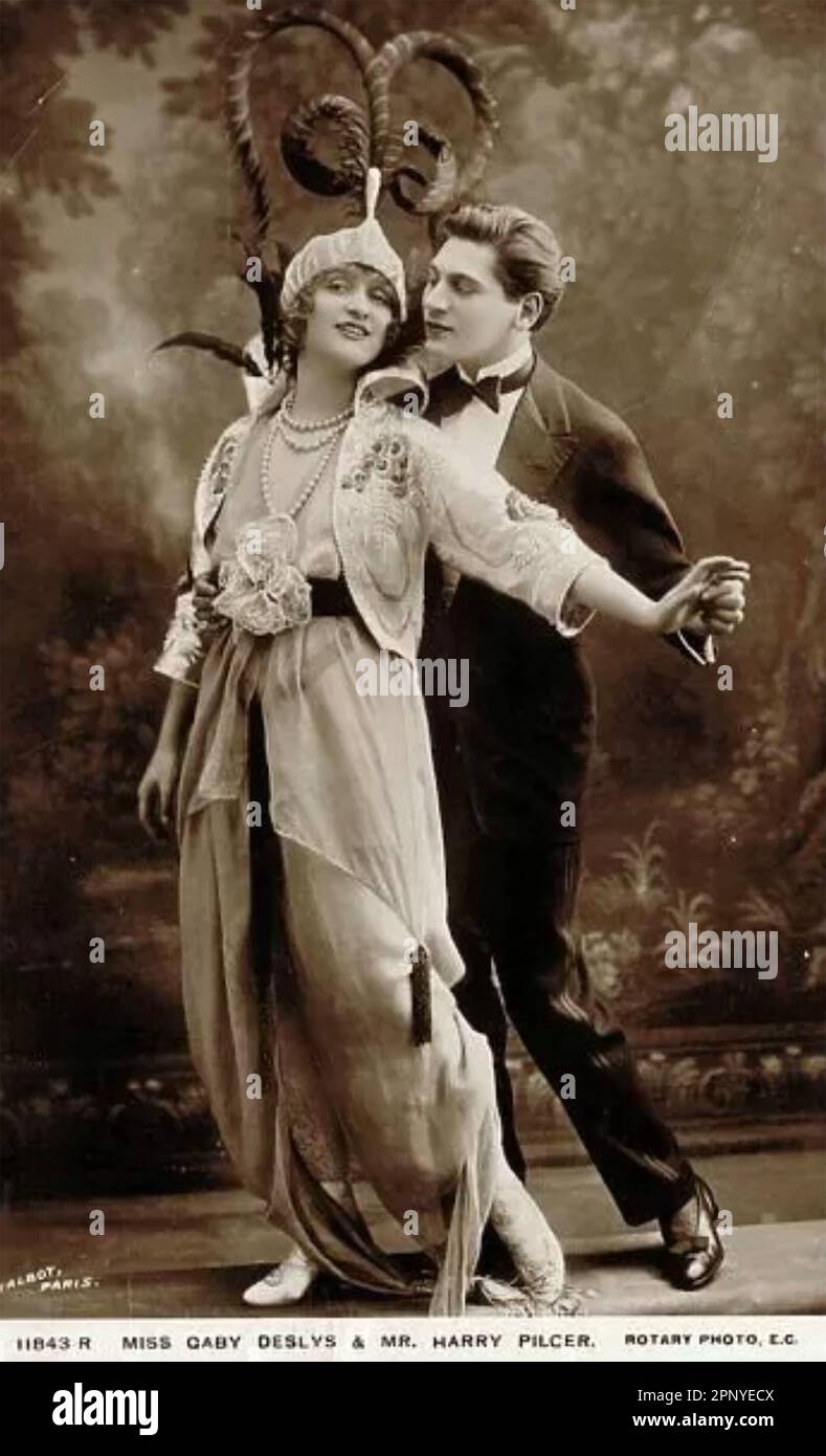 GABY DESLYS (1881-1920) French dancer and film actress with Harry ...