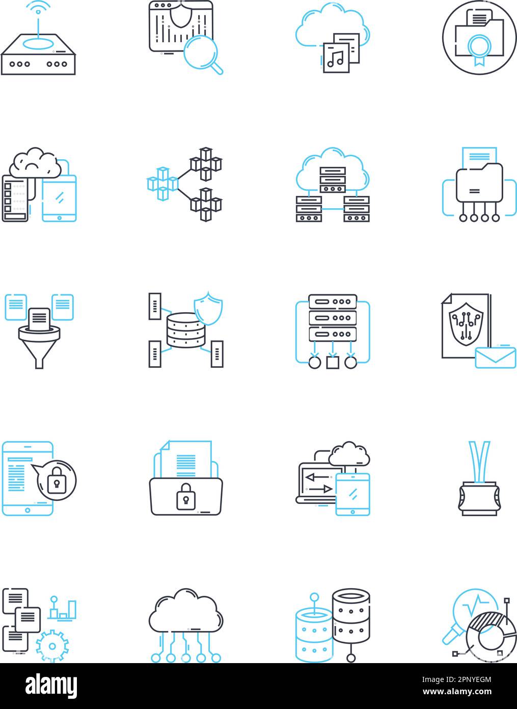 Marketing accounting linear icons set. Analytics, Budgeting, Reporting ... Marketing accounting linear icons set. Analytics, Budgeting, Reporting ...