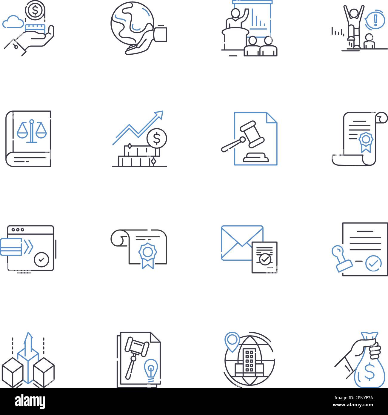 Production studio line icons collection. Studio, Recording, Filming ...