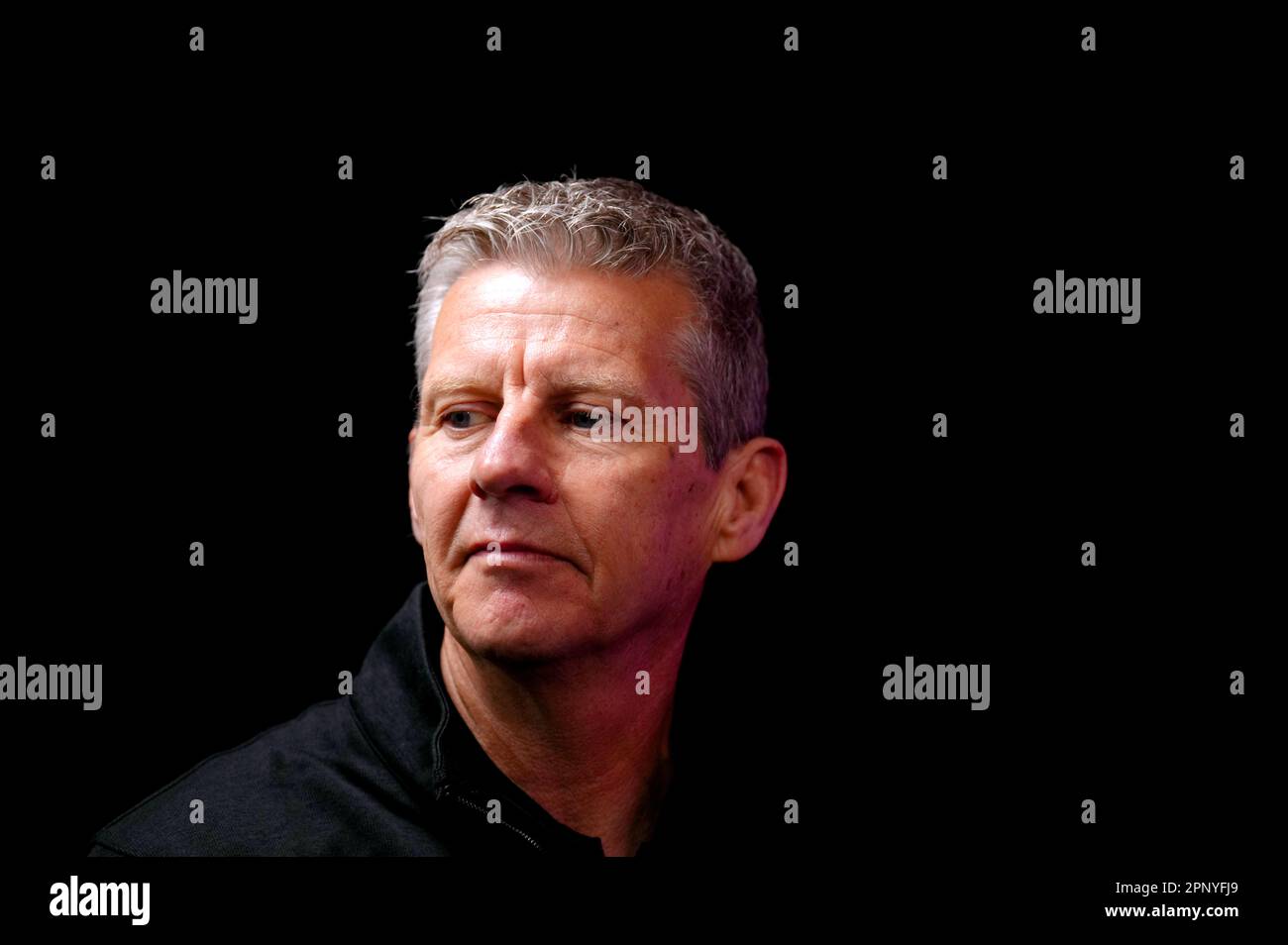 Steve Cram during a press conference held at the TCS London Marathon ...