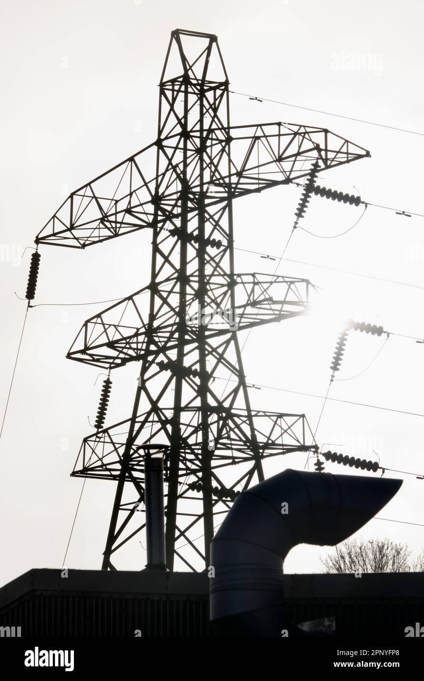 I love electricity pylons; I find their abstract, gaunt shapes ...