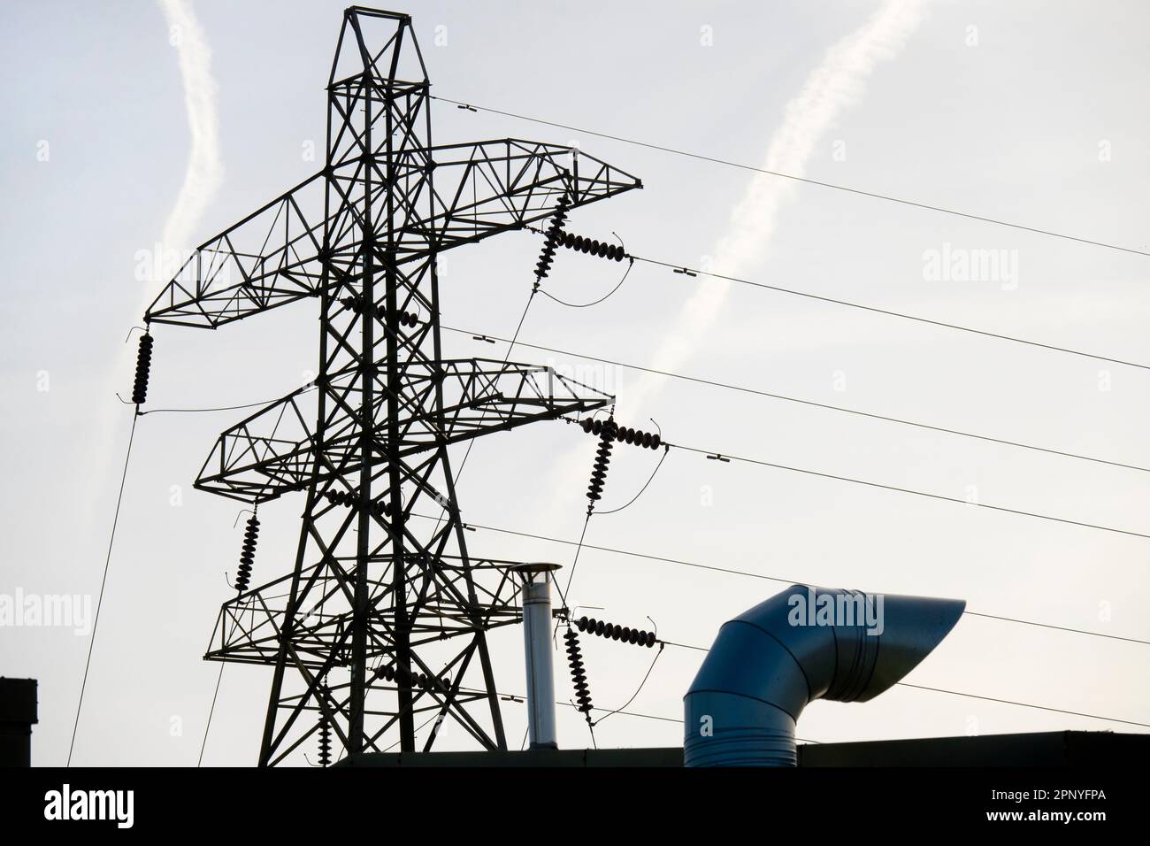 I love electricity pylons; I find their abstract, gaunt shapes ...