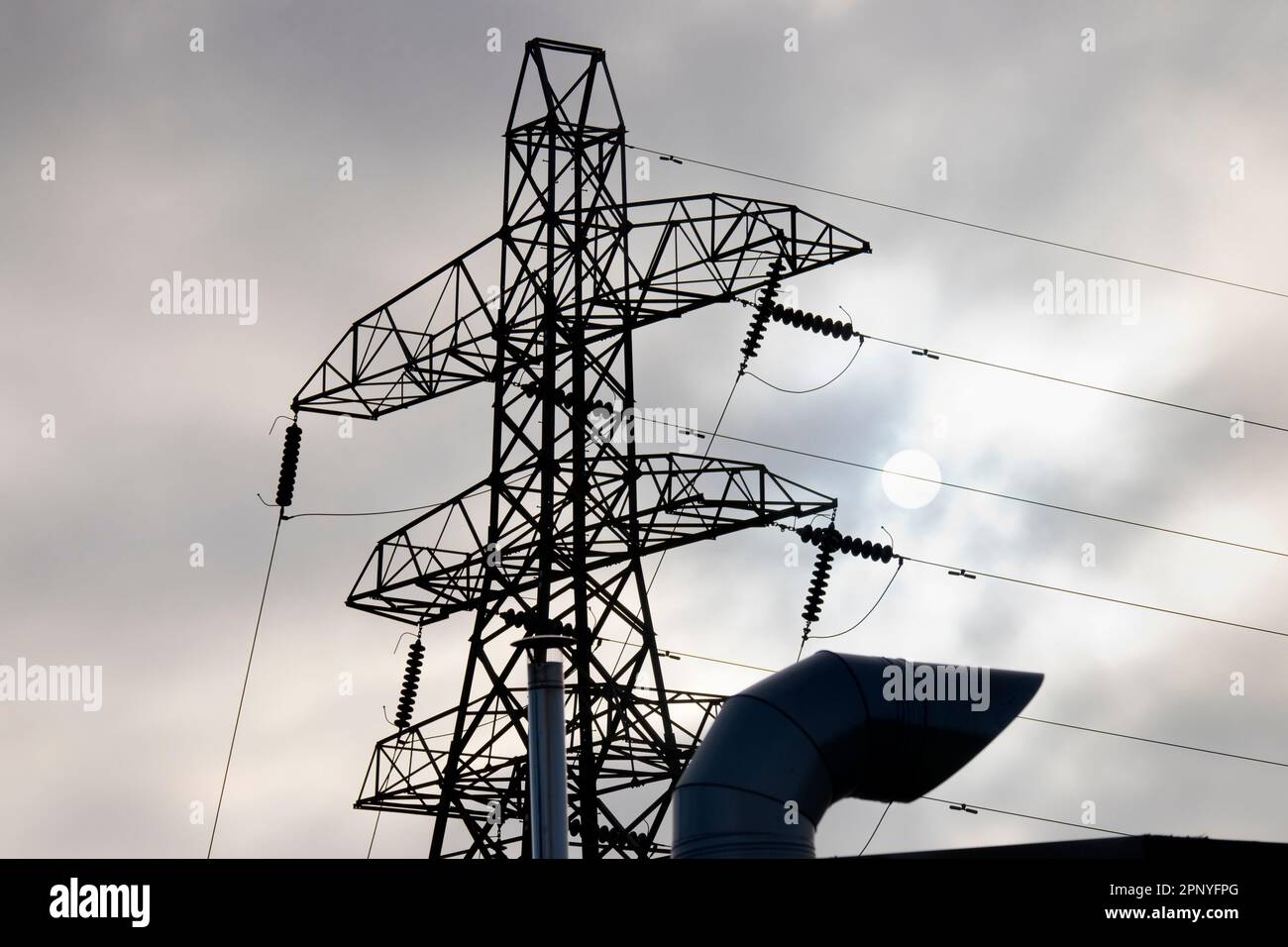 I love electricity pylons; I find their abstract, gaunt shapes ...
