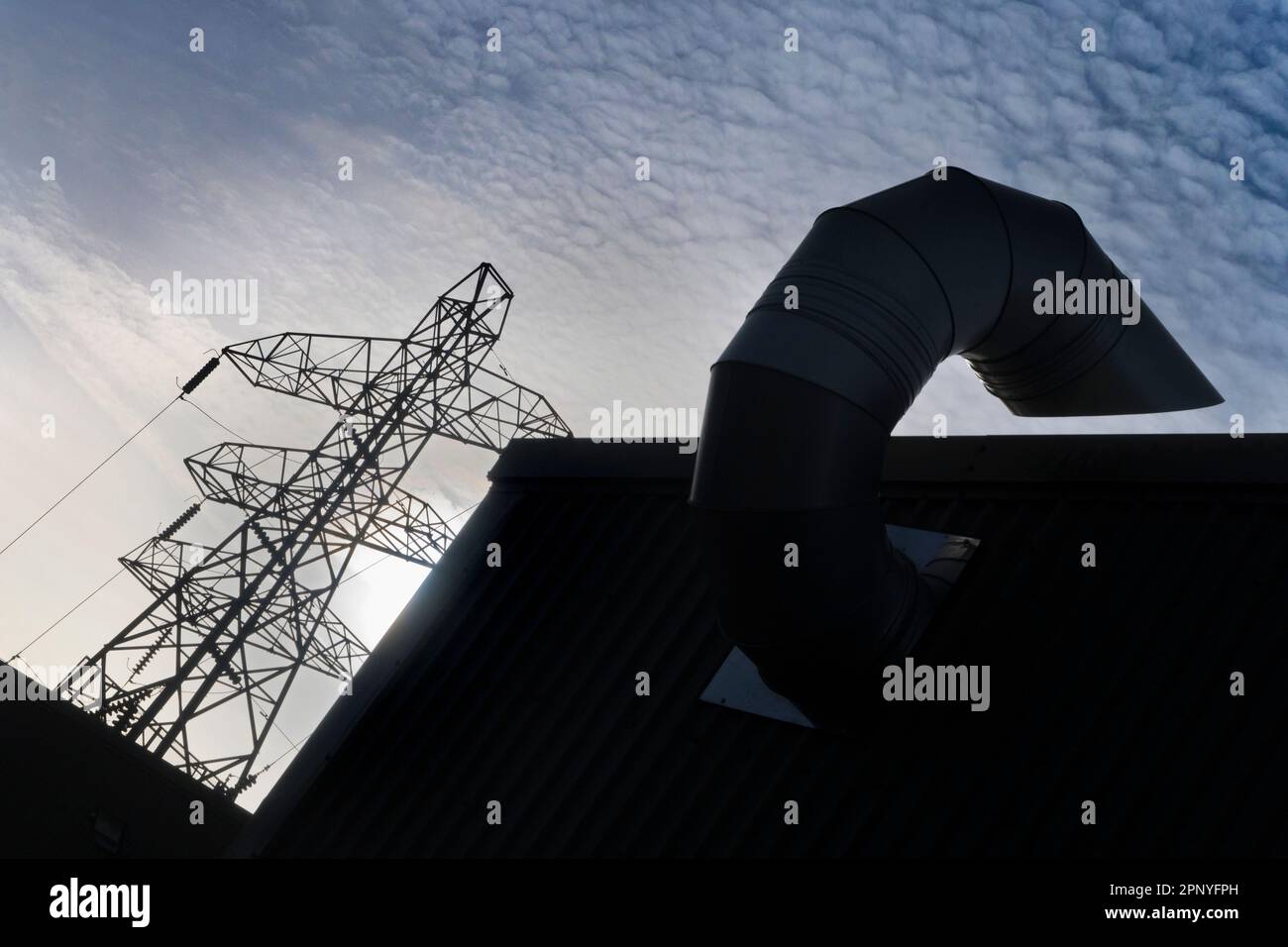 I love electricity pylons; I find their abstract, gaunt shapes ...