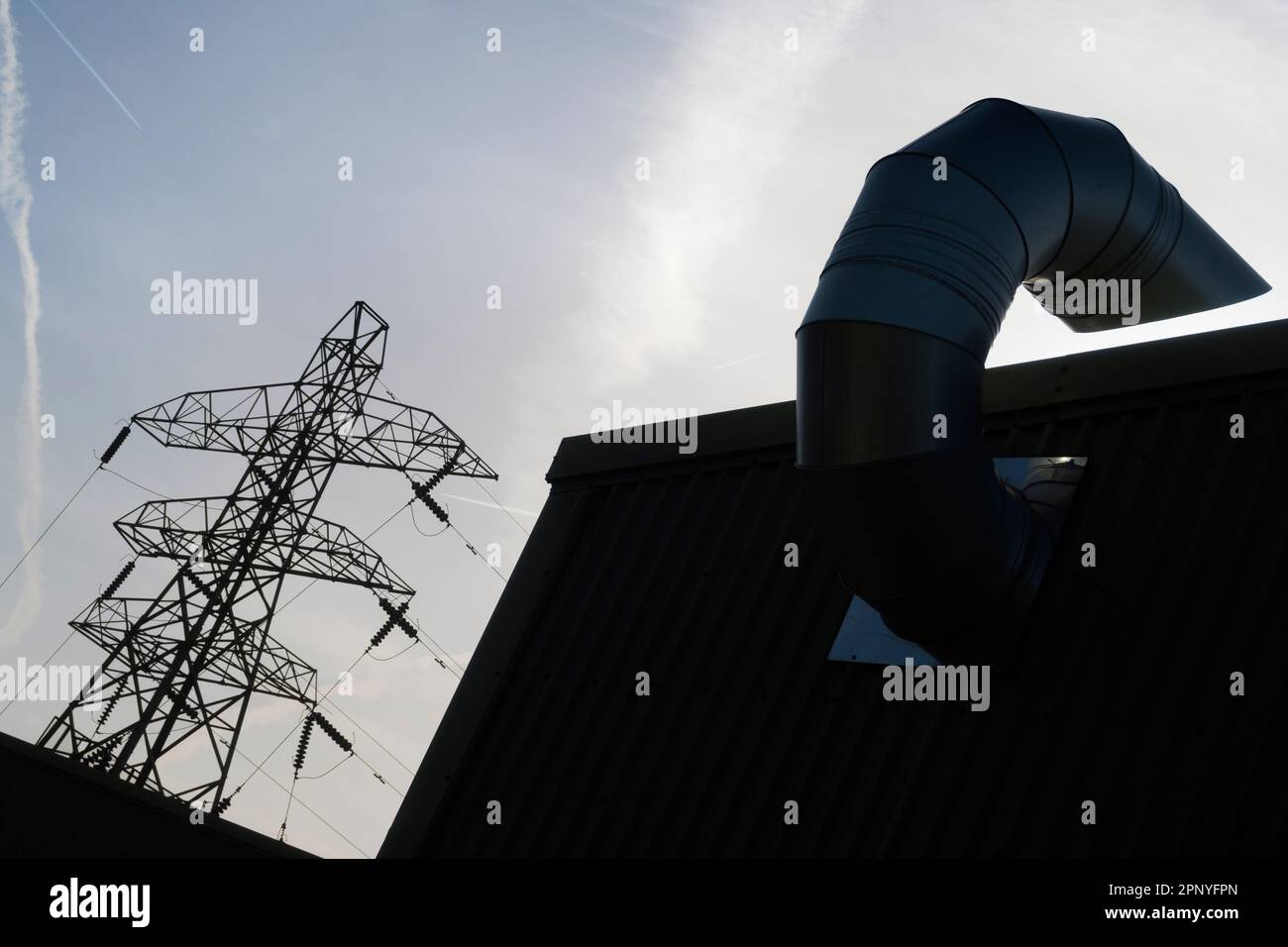 I love electricity pylons; I find their abstract, gaunt shapes ...