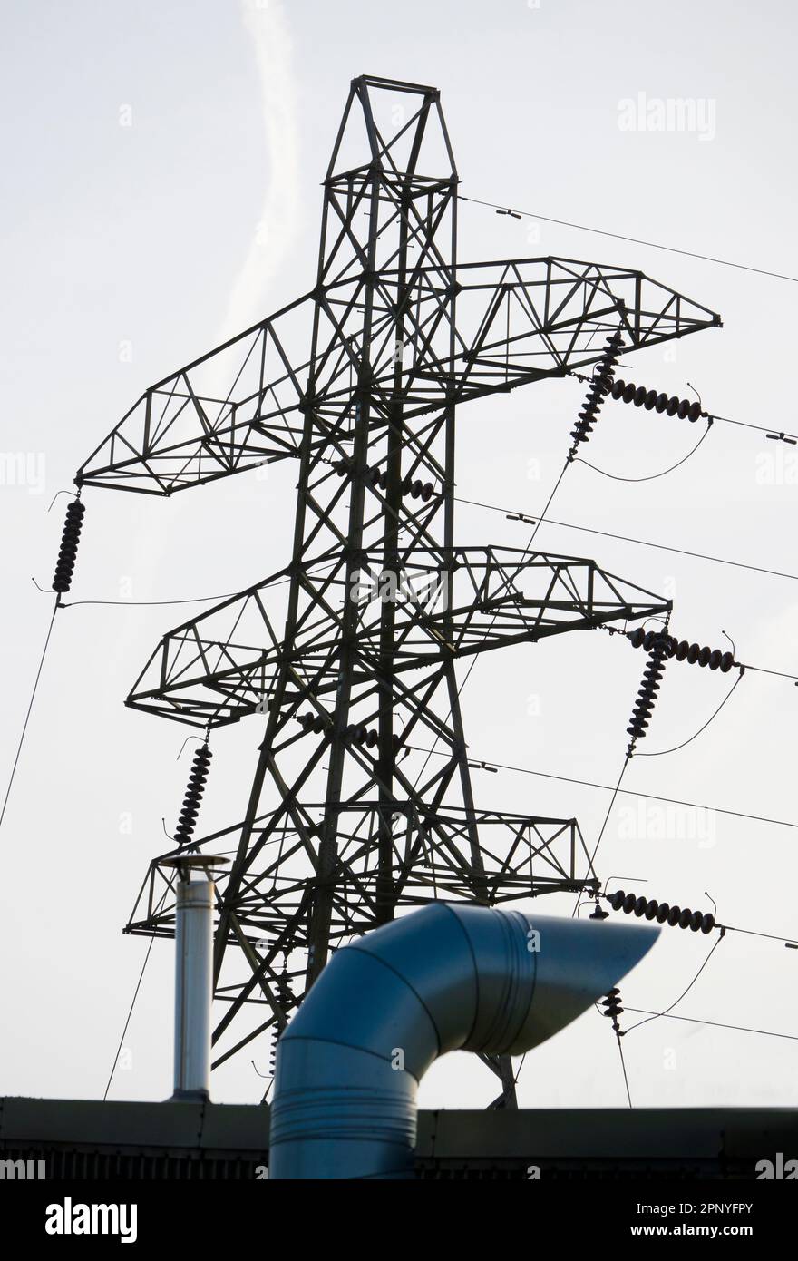 I love electricity pylons; I find their abstract, gaunt shapes ...