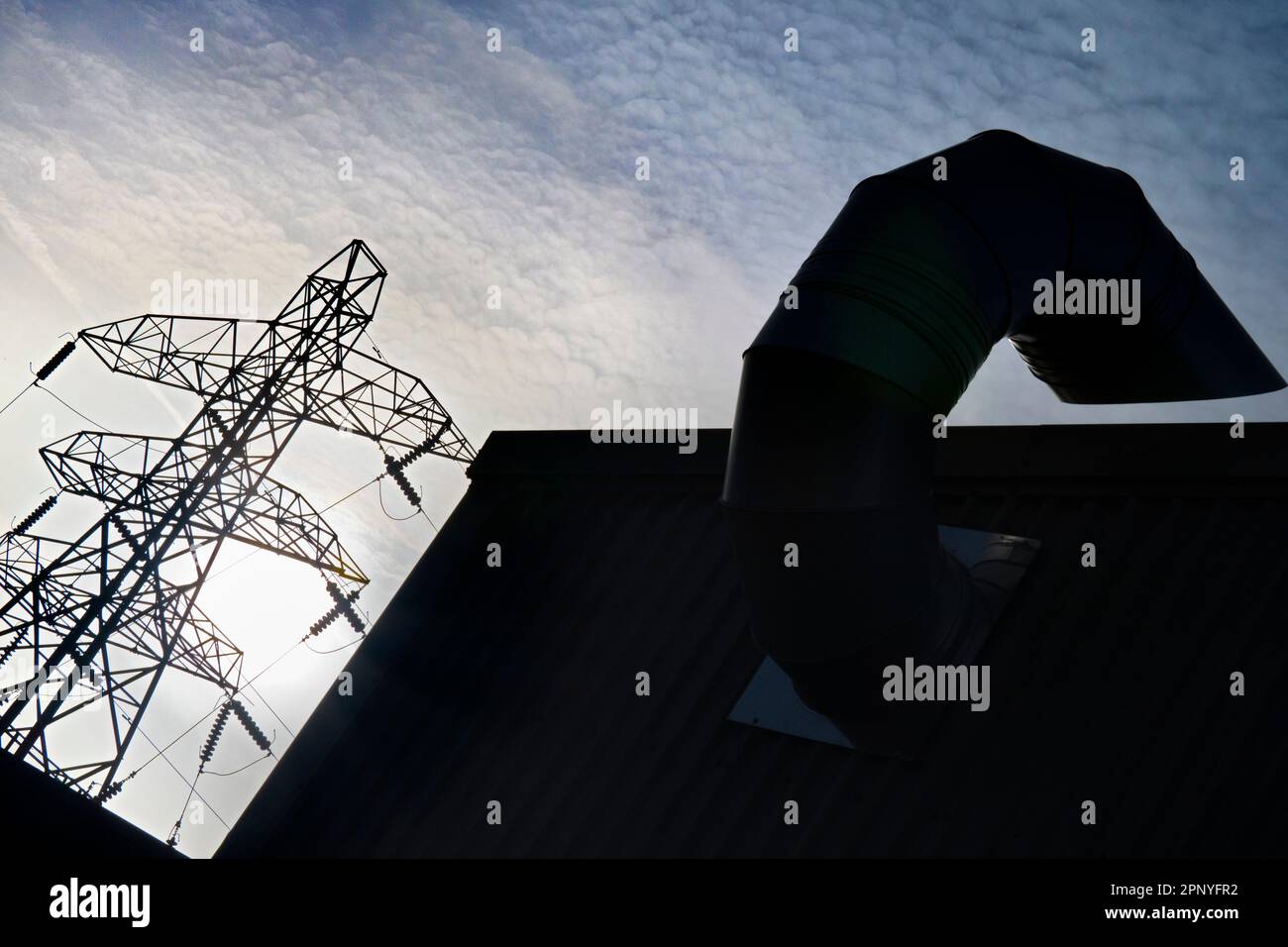 I love electricity pylons; I find their abstract, gaunt shapes ...