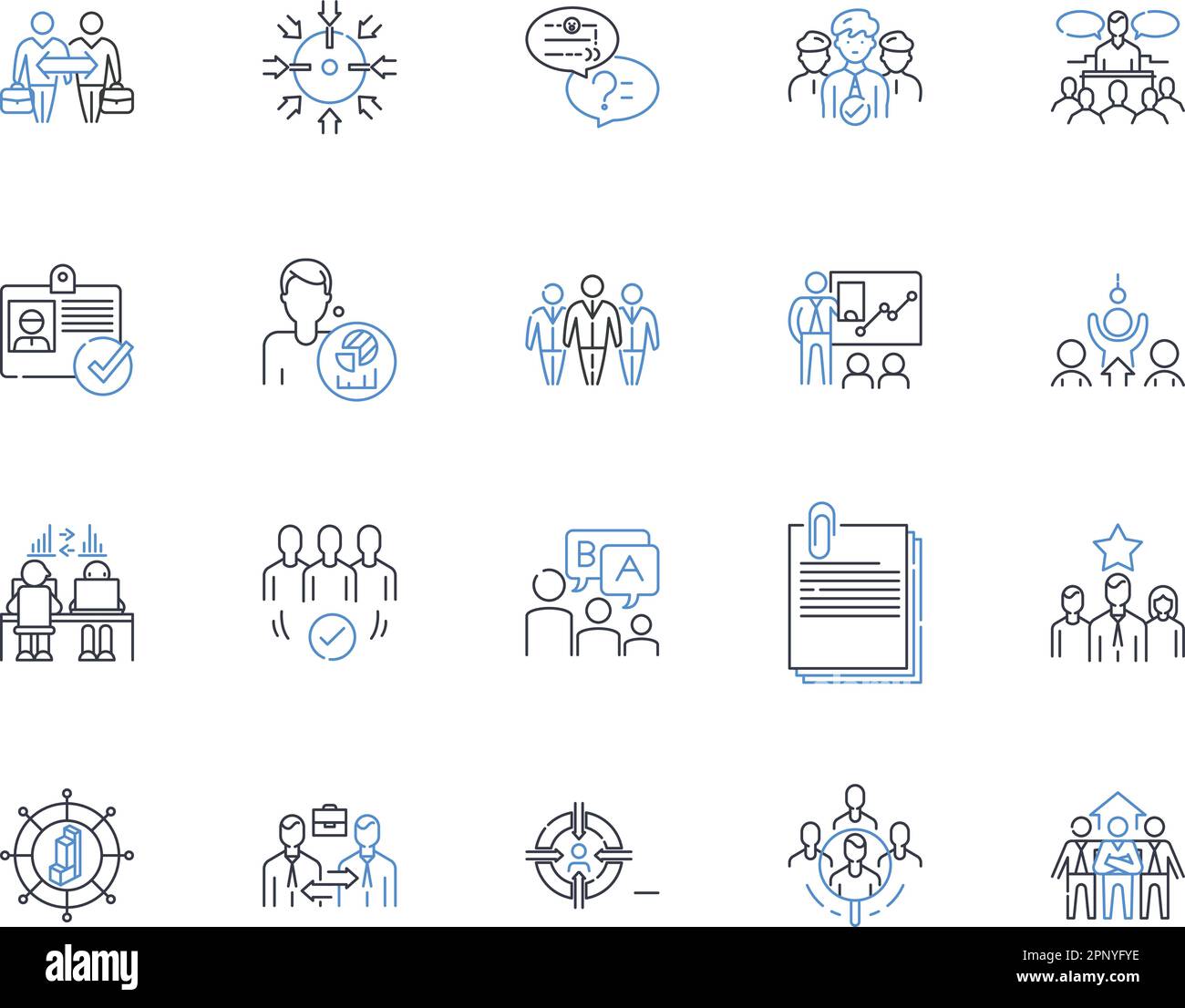 Supply Service Line Icons Collection Logistics Distribution