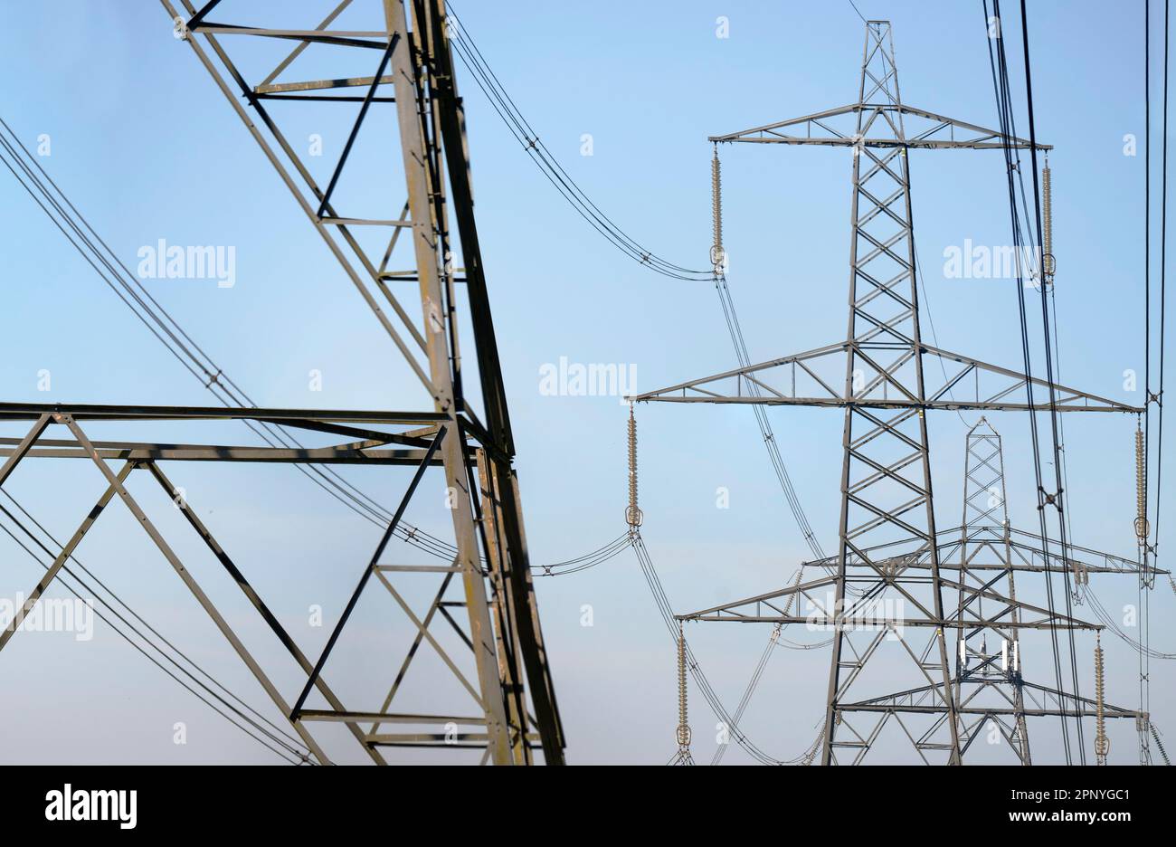 I love electricity pylons; I find their abstract, gaunt shapes ...