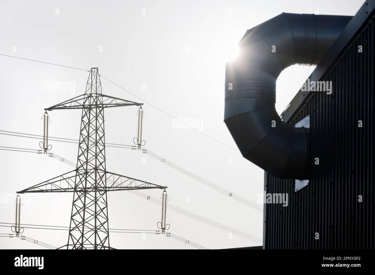 I love electricity pylons; I find their abstract, gaunt shapes ...