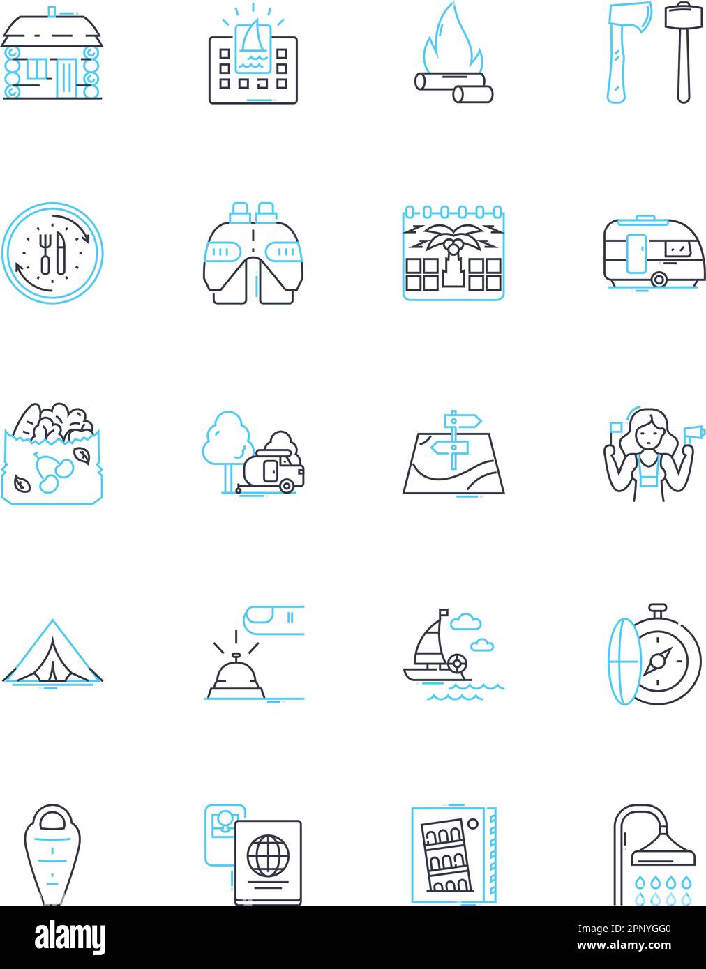 Digital Innovations Linear Icons Set Disruption Augmented Virtual Algorithm Automation