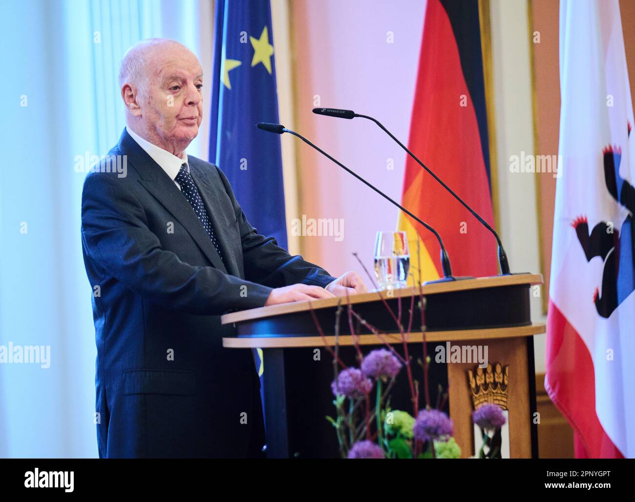 Berlin, Germany. 21st Apr, 2023. Daniel Barenboim, pianist and ...