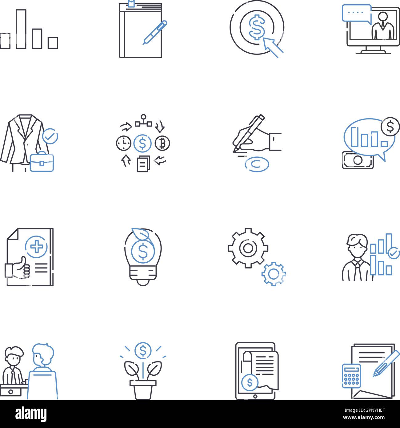 Knowledge Management line icons collection. Collaboration, Innovation, Learning, Sharing ...