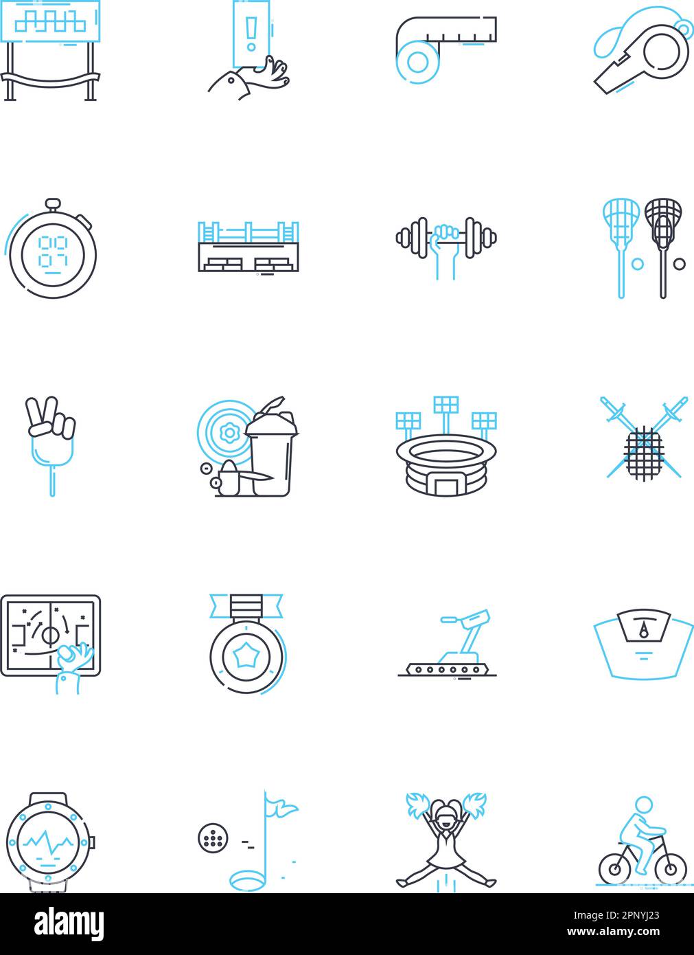 Health club linear icons set. Fitness, Gym, Exercise, Wellness ... Health club linear icons set. Fitness, Gym, Exercise, Wellness ...