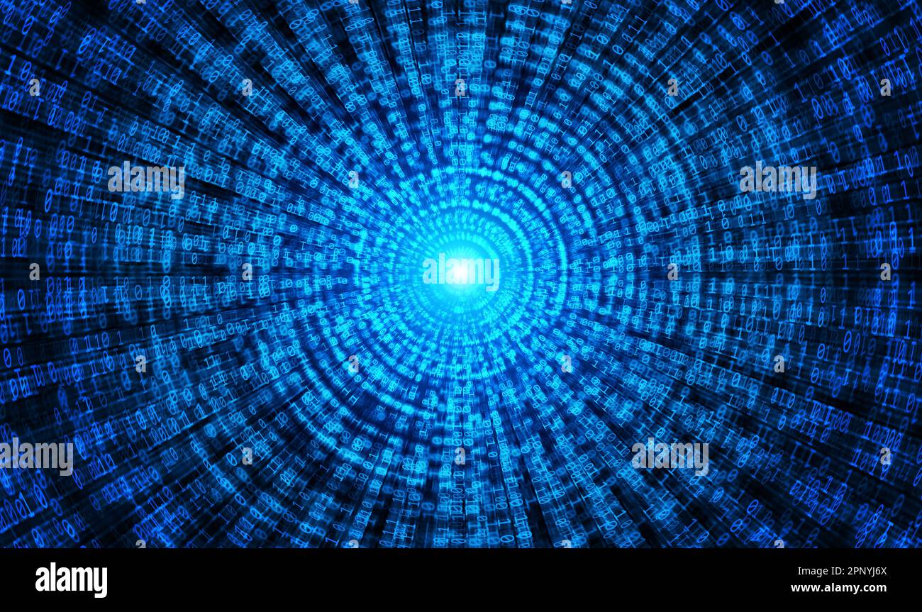 Binary Code backgrounds, a sequence of zero and one number as speed ...