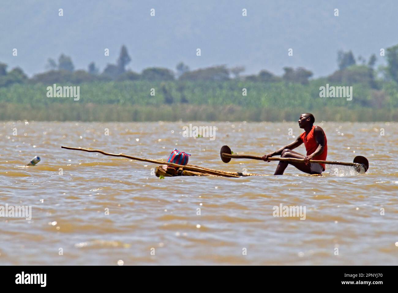 fishermen in Lake Chamo Ethiopia Stock Photo - Alamy