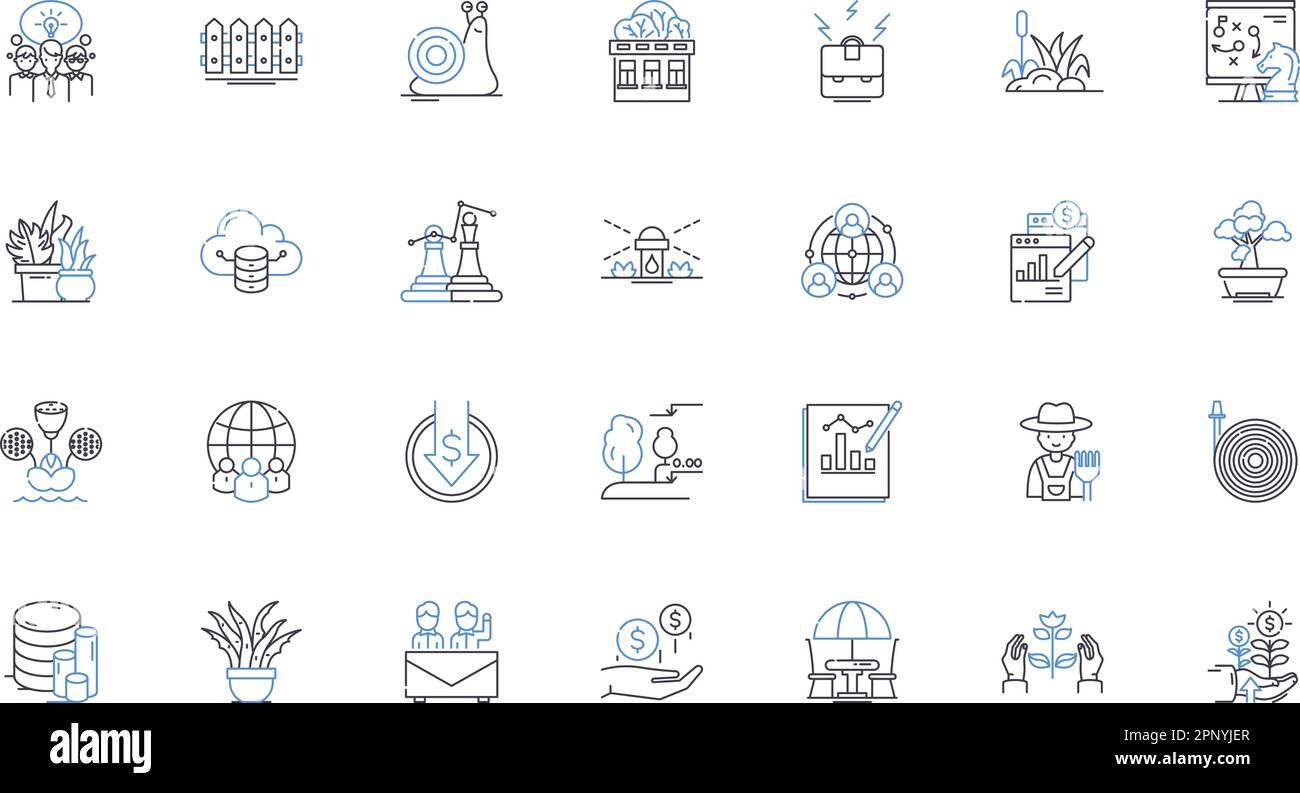 Creative arts line icons collection. Imagination, Expression ...