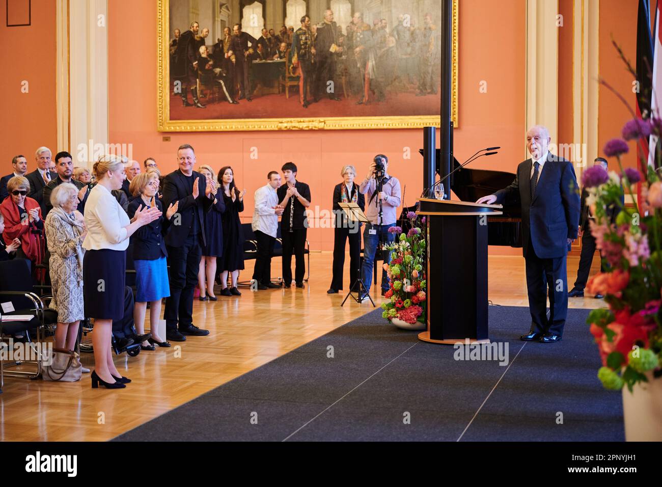 Berlin, Germany. 21st Apr, 2023. Daniel Barenboim, pianist and ...