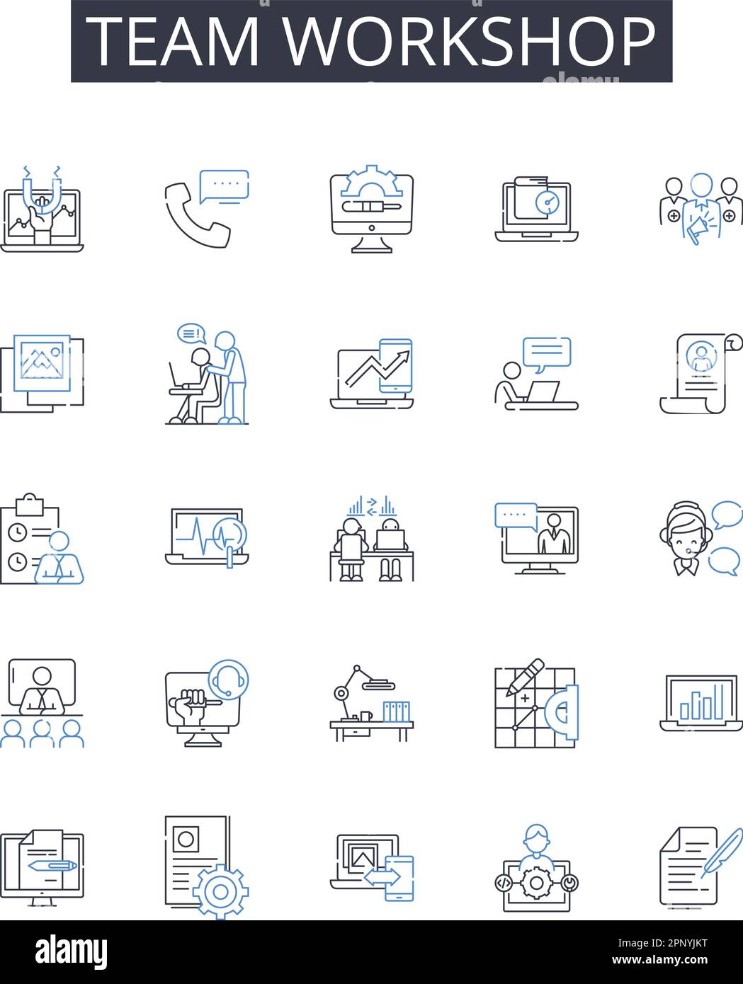 Joint task exercise Stock Vector Images - Alamy