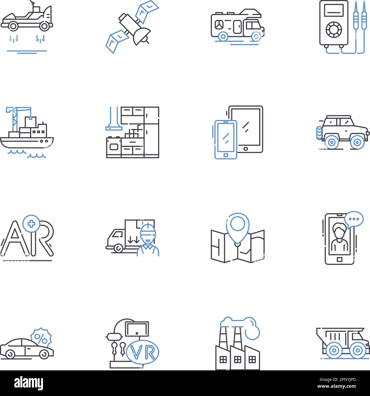 Constructions line icons collection. Foundation, Framework, Structure ... Constructions line icons collection. Foundation, Framework, Structure ...