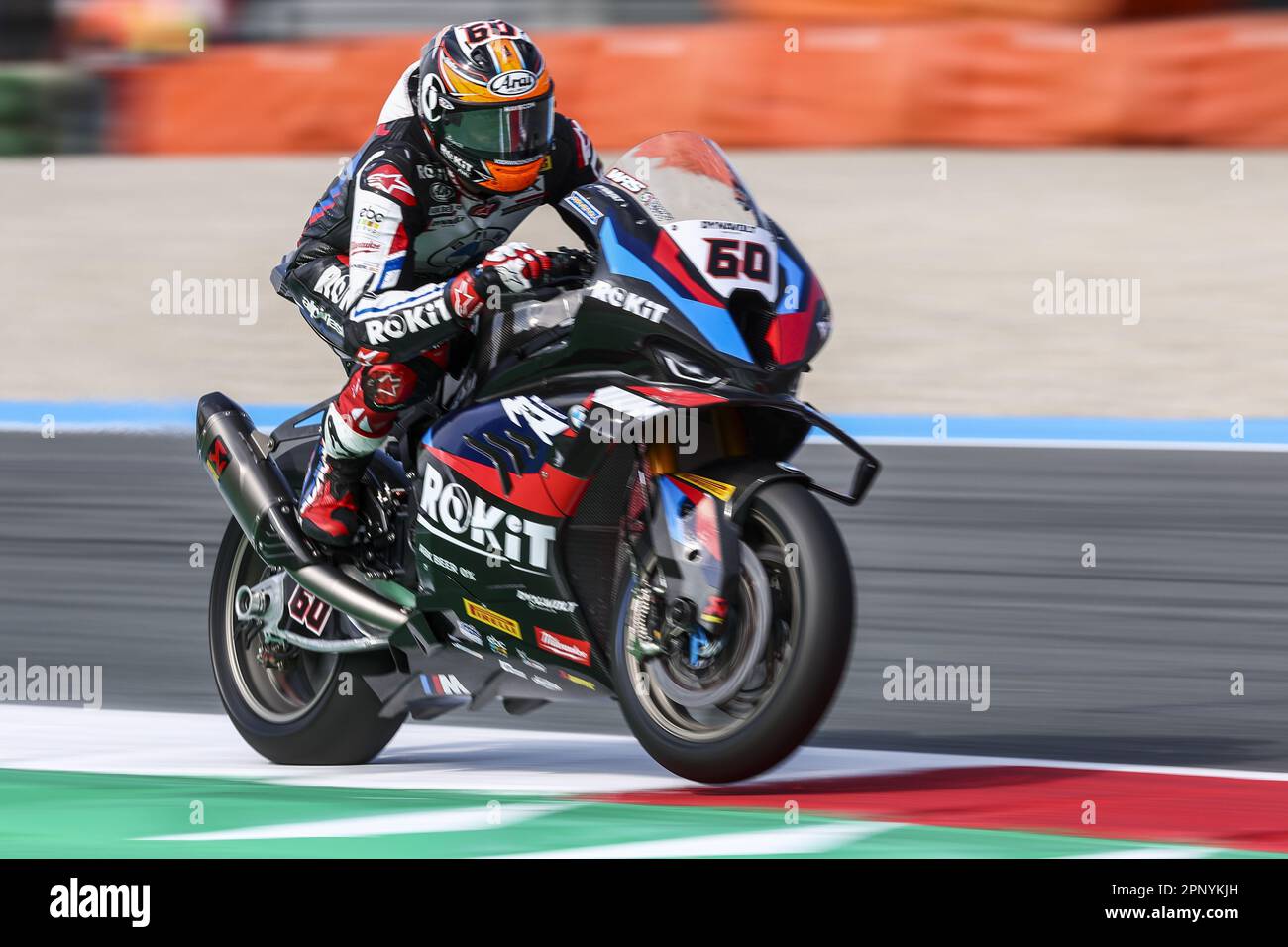 ASSEN - Michael van der Mark (NED) on his BMW during free practice for ...