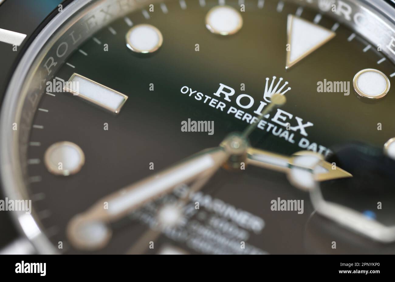 Bangkok Thailand- January 28,2021:Close up Rolex Submariner Date Steel ...