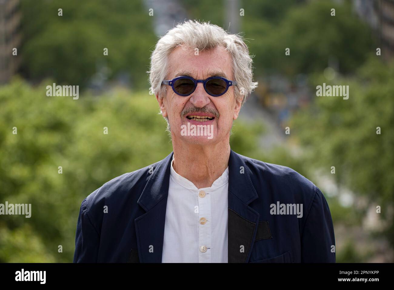 Film director, writer and producer Win Wenders poses at a photocall at ...