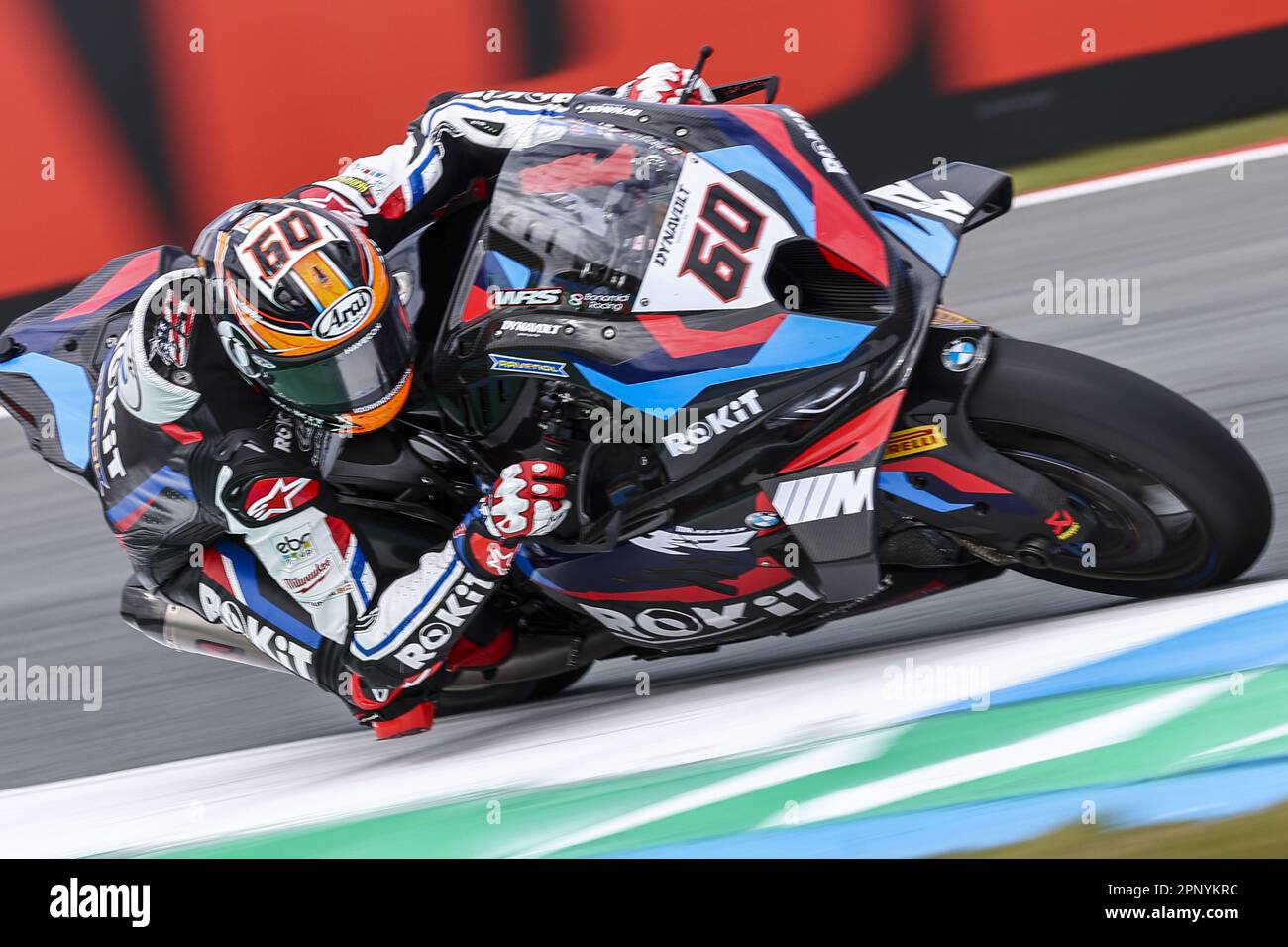ASSEN - Michael van der Mark (NED) on his BMW during free practice for ...