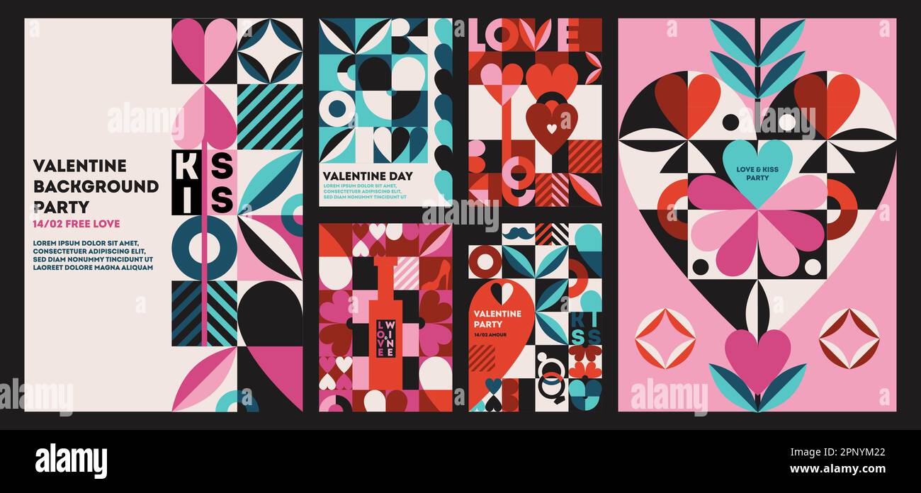 Collection music posters Stock Vector Images - Alamy