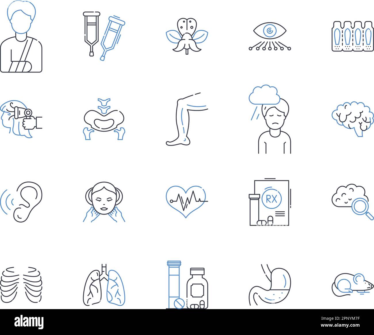 Sleep coaching line icons collection. Insomnia, Dreams, Rest ...
