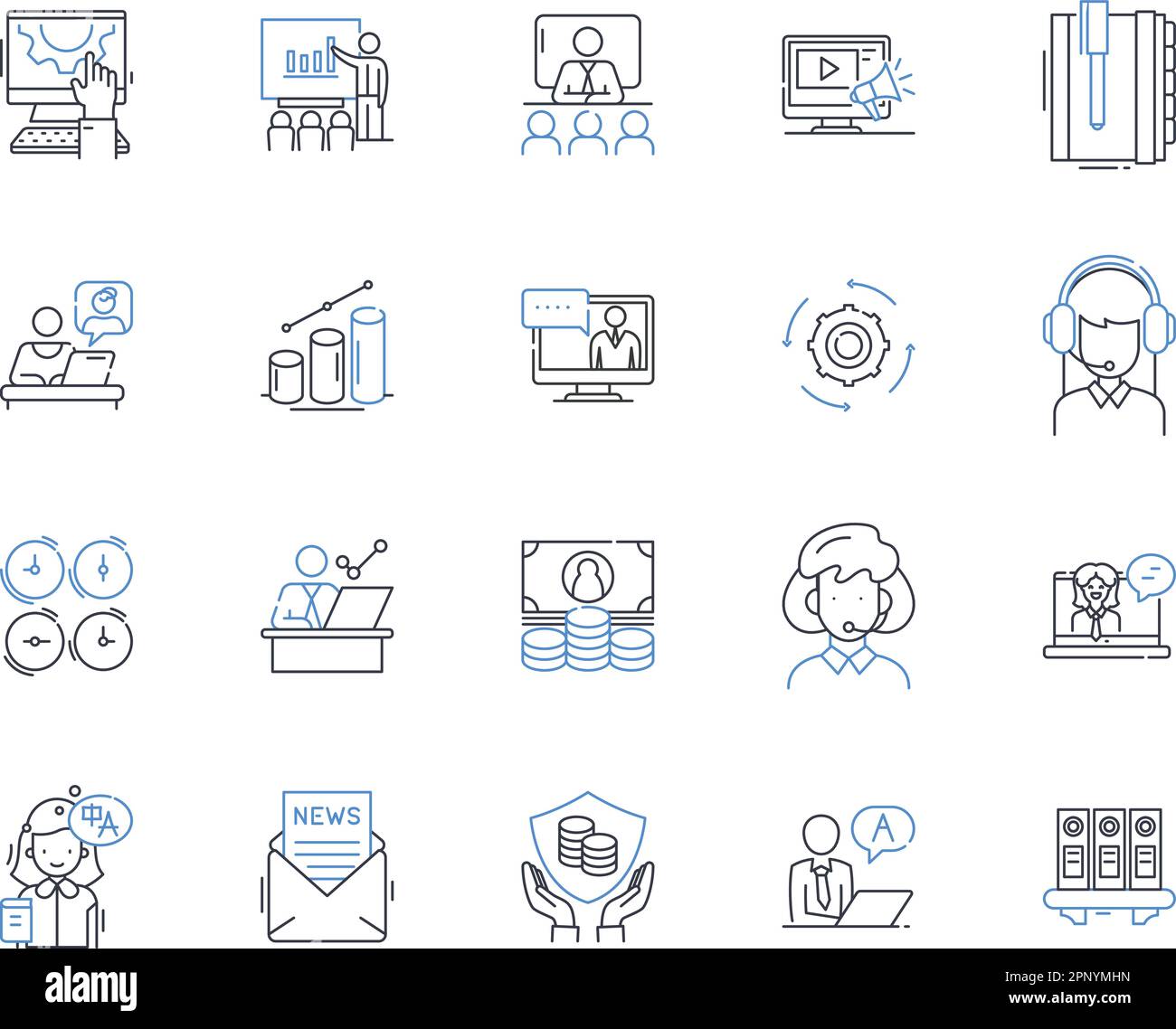 Business infrastructure line icons collection. Nerk , Connectivity ... Business infrastructure line icons collection. Nerk , Connectivity ...
