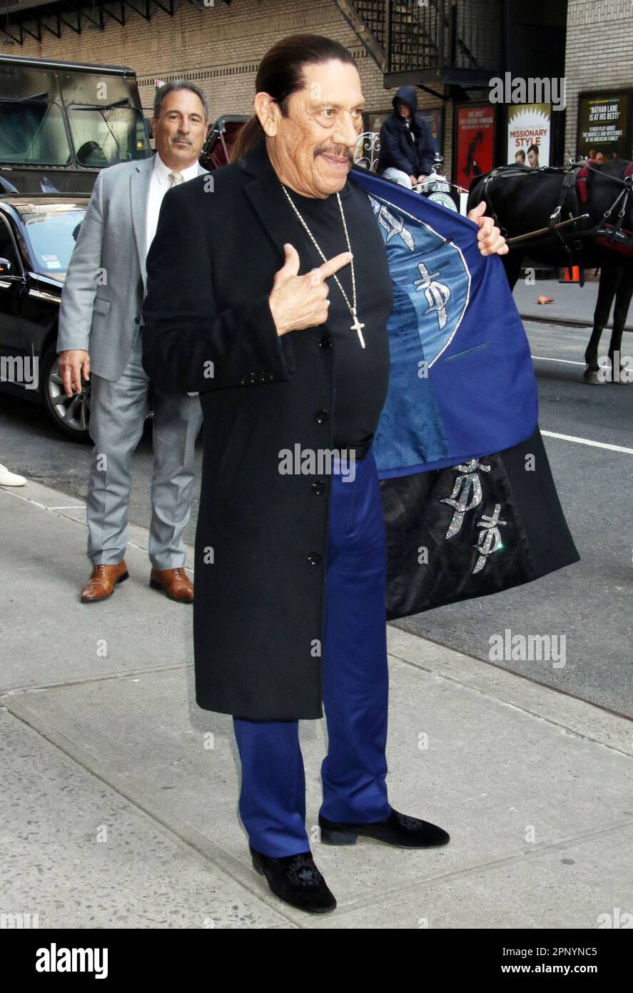 New York, NY, USA. 20th Apr, 2023. Danny Trejo at The Late Show with ...