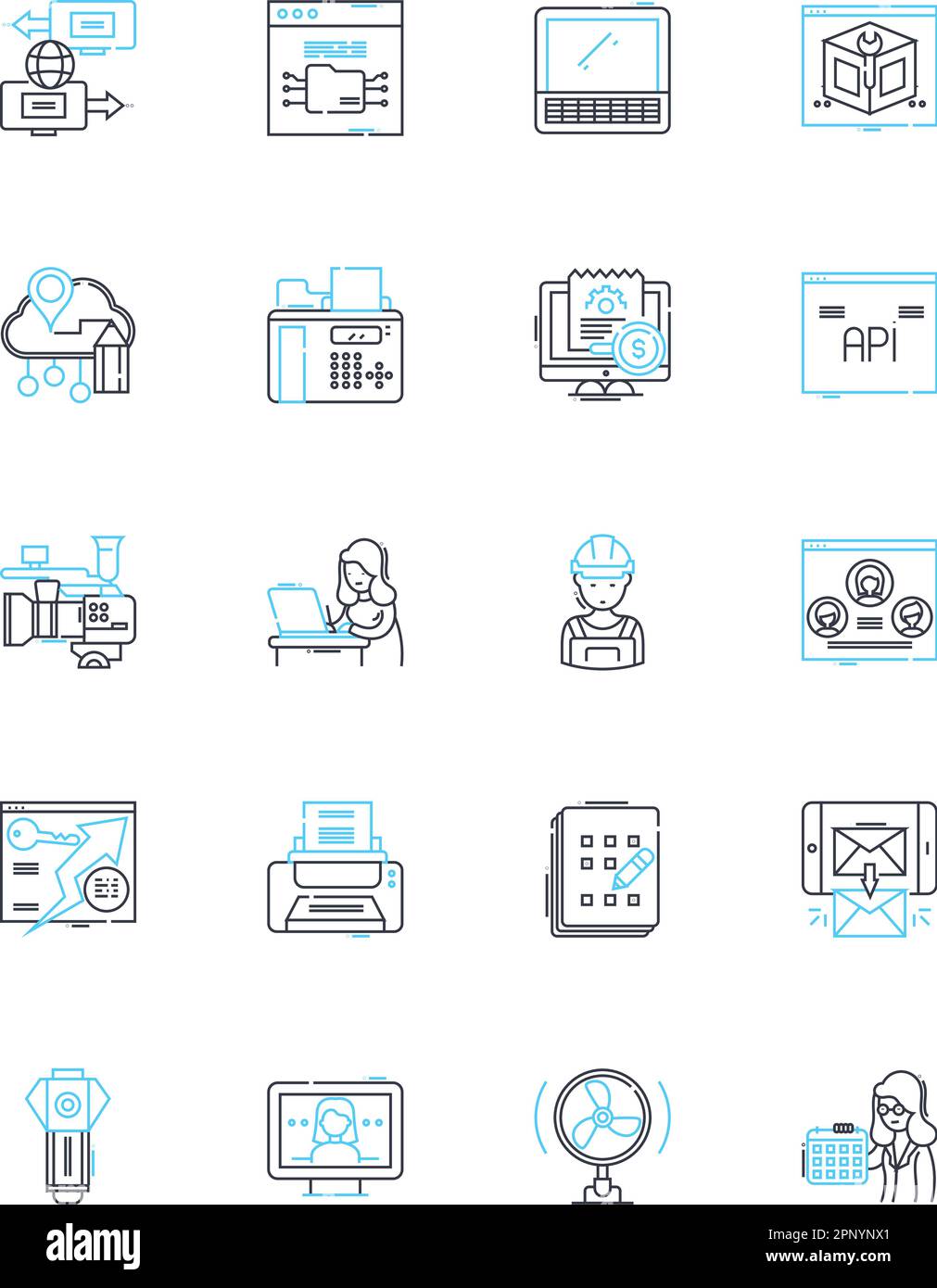 Social intelligence linear icons set. Empathy, Understanding ...