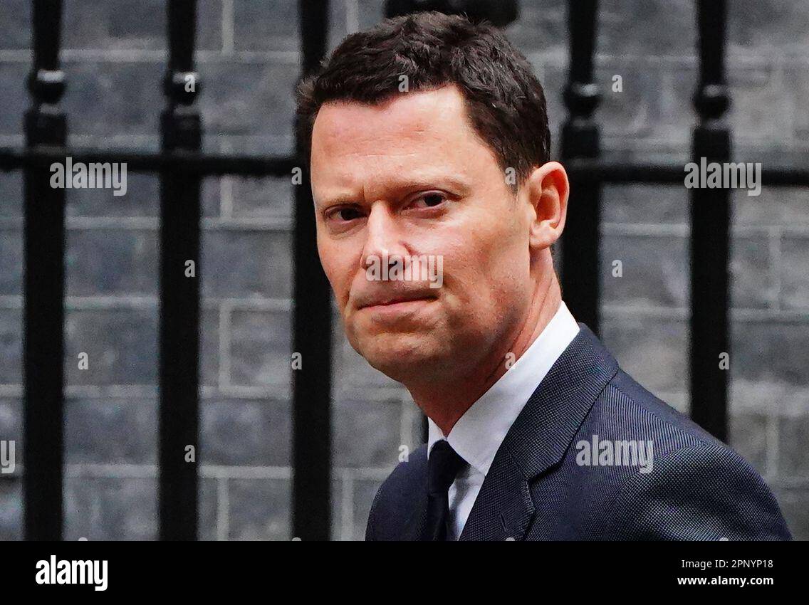 Alex Chalk in Downing Street, London, after Deputy Prime Minister ...
