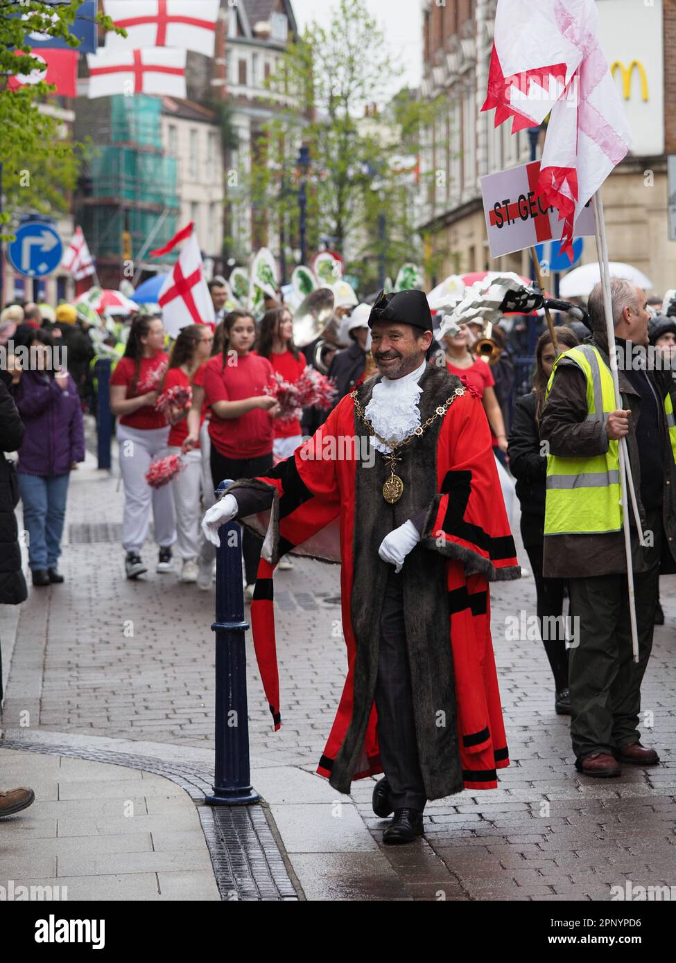 Gravesend, Kent, UK. 21st April, 2023. Gravesend Town Centre hosts one ...