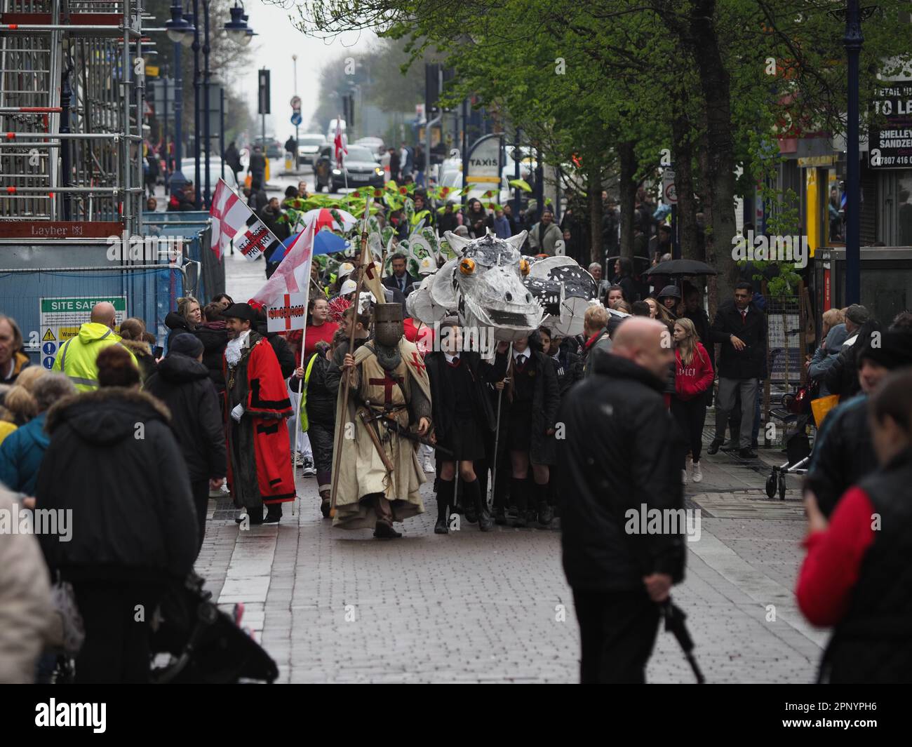 Gravesend, Kent, UK. 21st April, 2023. Gravesend Town Centre hosts one ...
