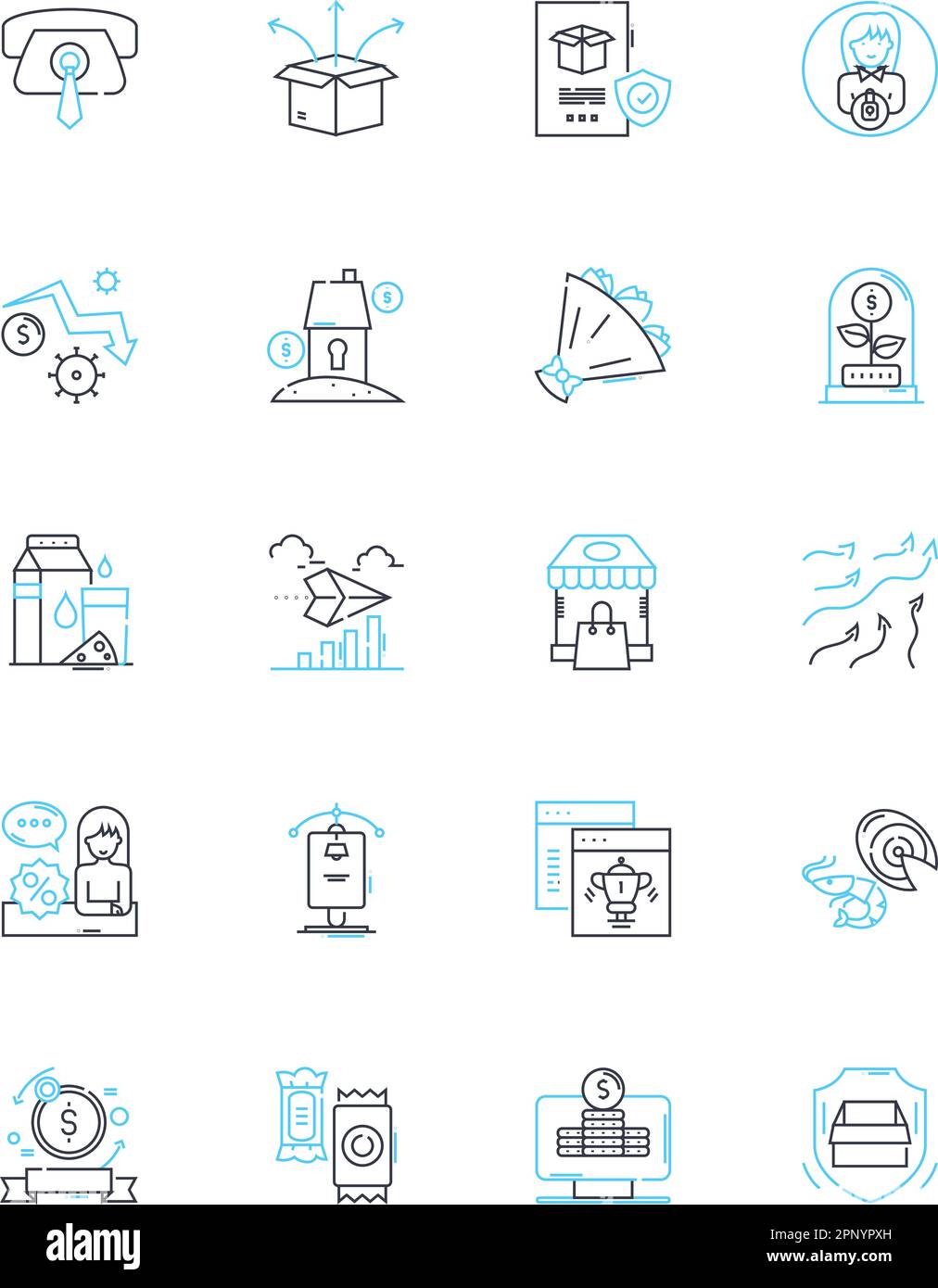 Traditional clothing linear icons set. Kimono, Hanbok, Sari, Dirndl ...