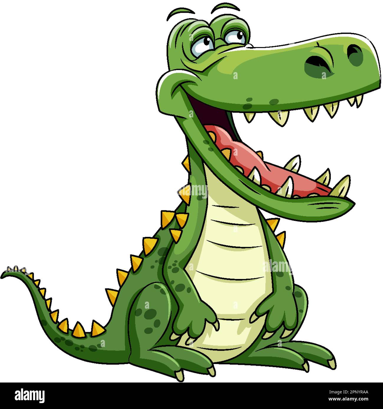 Cute Alligator Clipart