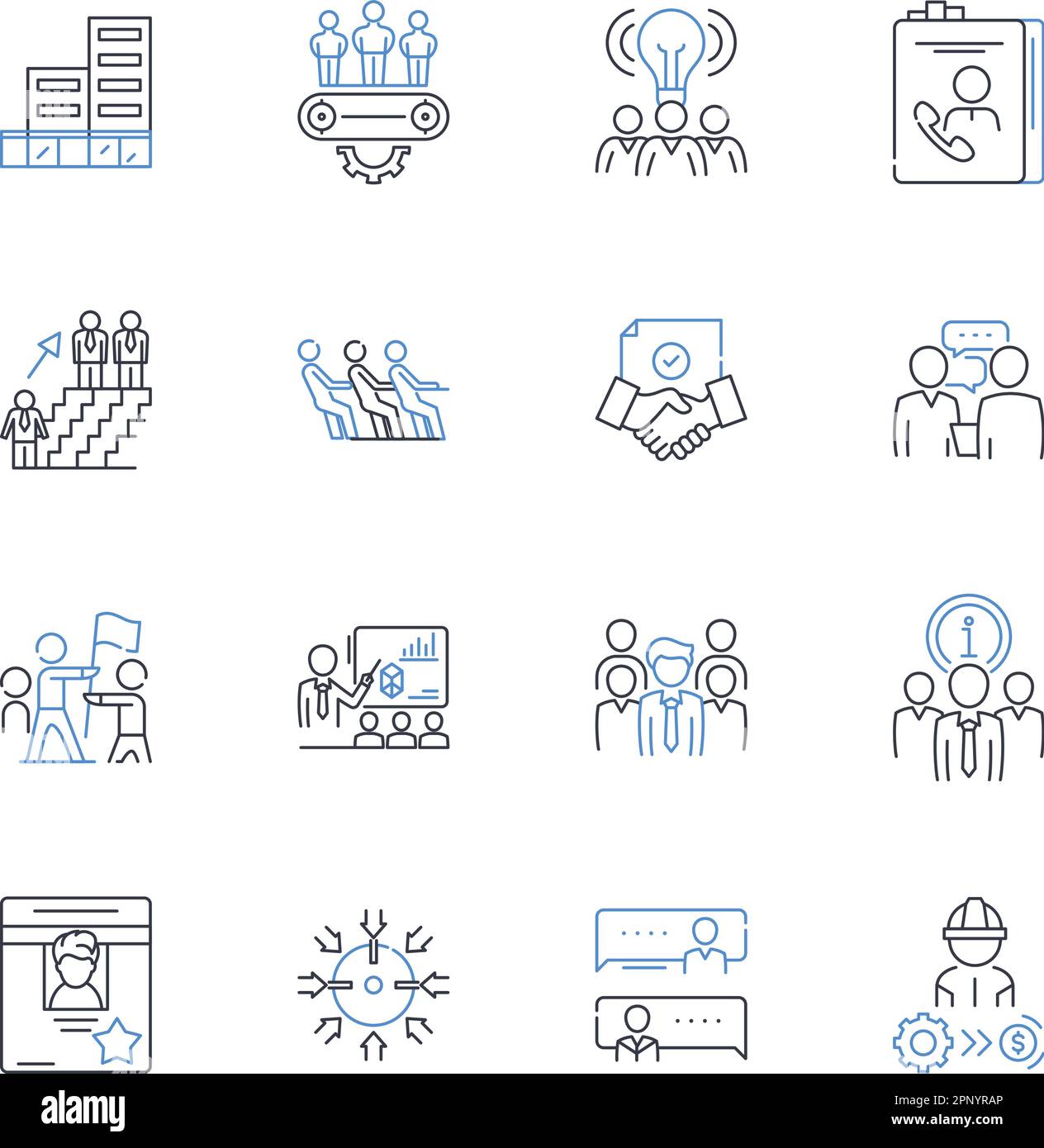 Commercial activity line icons collection. Business, Commerce, Trade ...