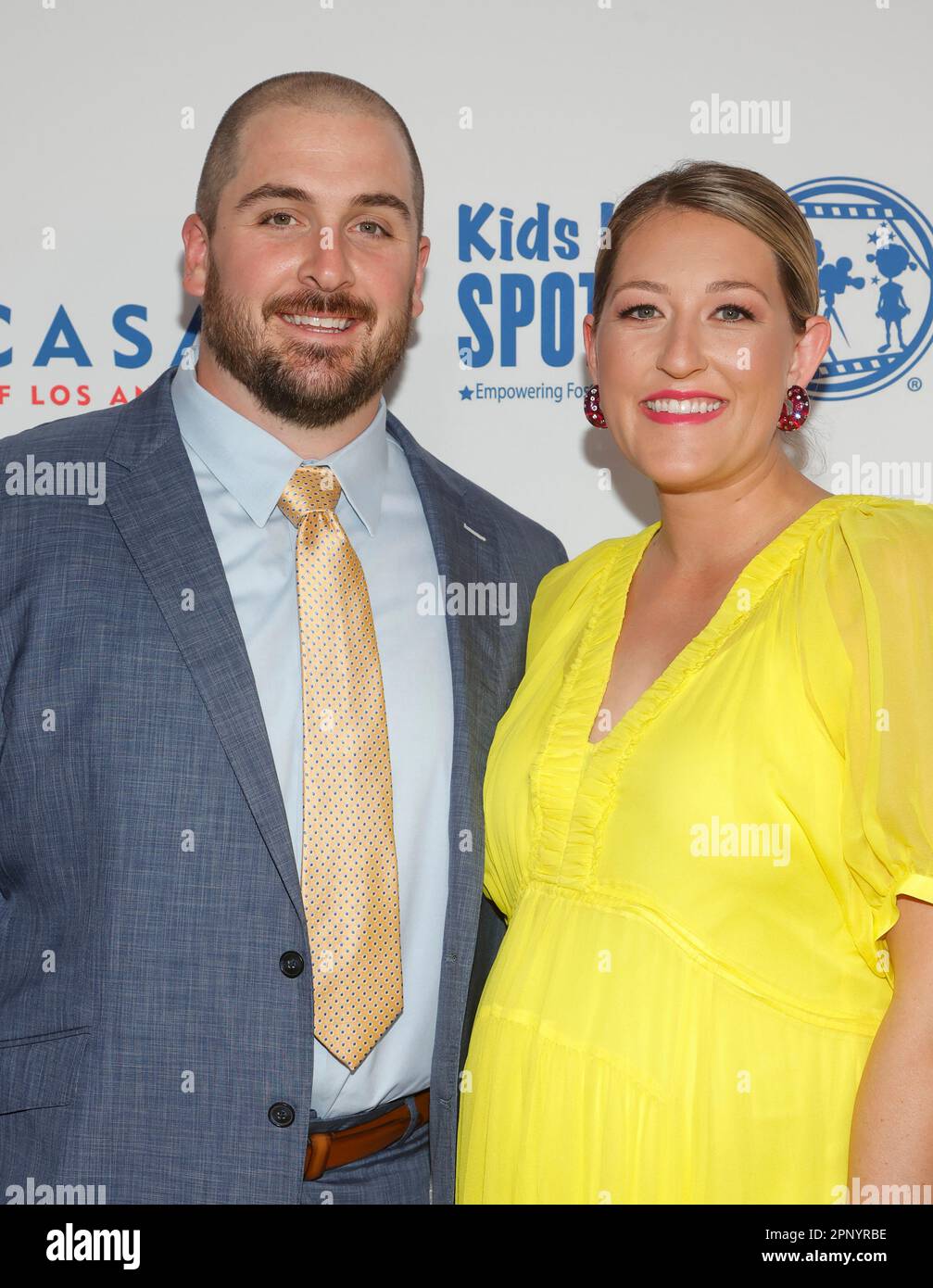 Beverly Hills, Ca. 20th Apr, 2023. Corey Linsley, Anna Linsley at CASA ...