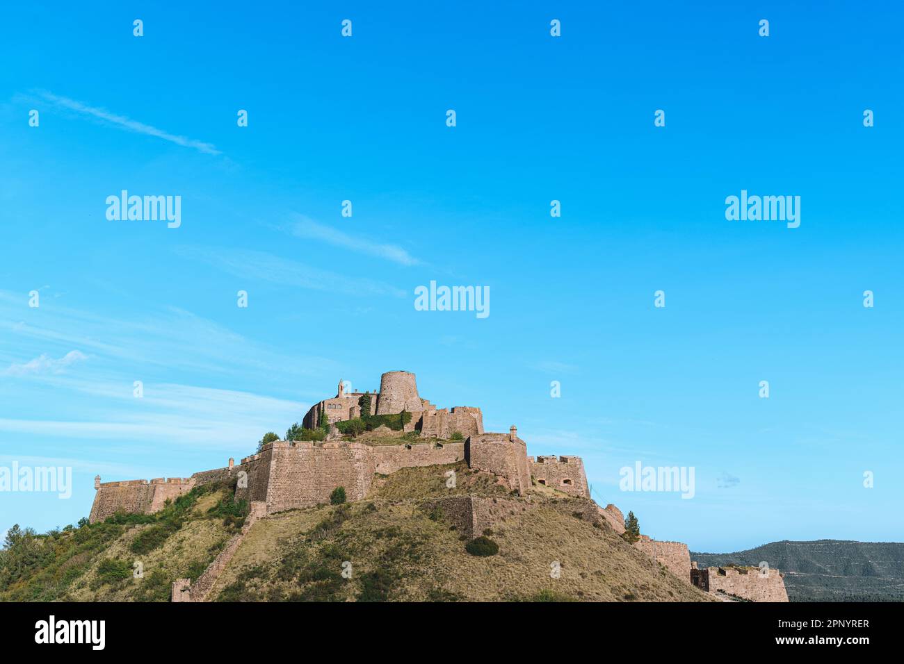 Cardona castle is a famous medieval castle in Catalonia Stock Photo - Alamy