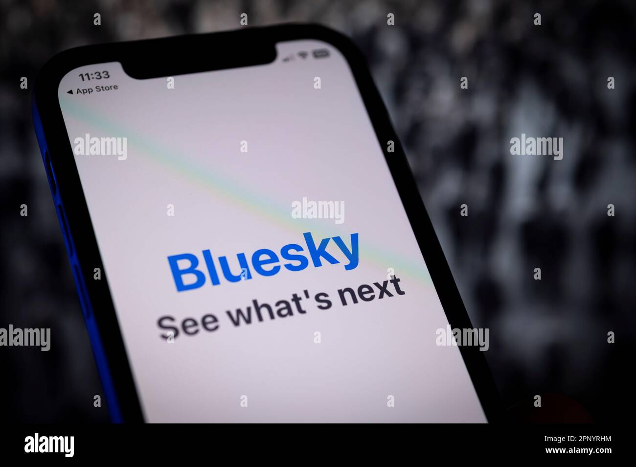 Bluesky logo hi-res stock photography and images - Alamy
