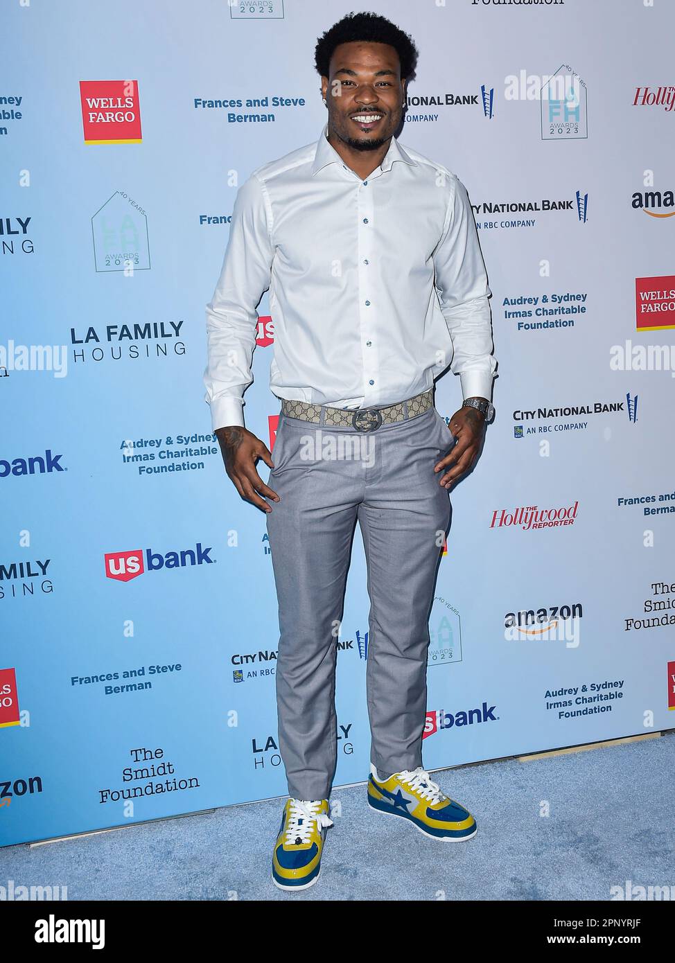 WEST HOLLYWOOD, LOS ANGELES, CALIFORNIA, USA - APRIL 20: Derwin James ...