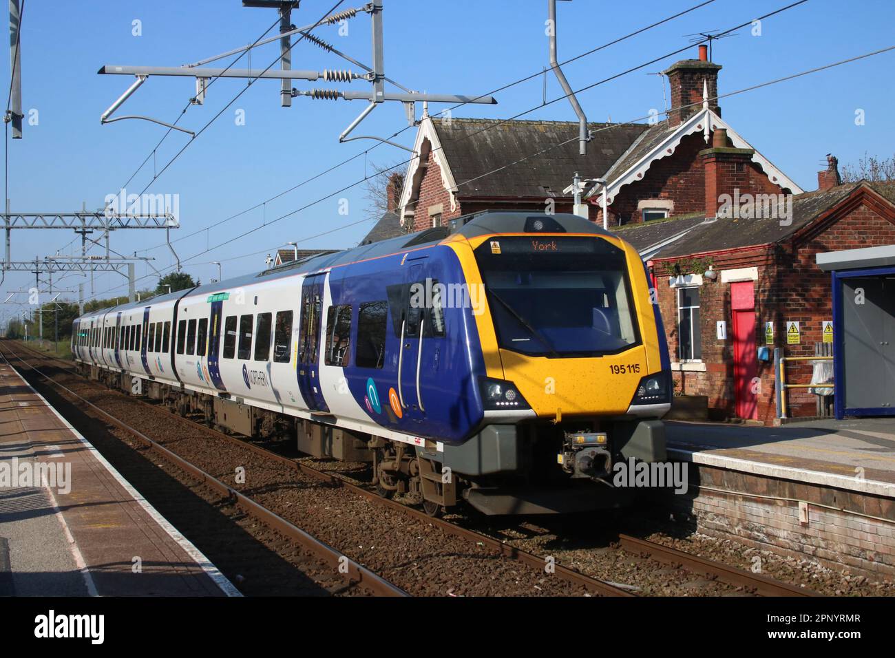 Northern trains civity diesel multiple-unit 195115 passing through ...