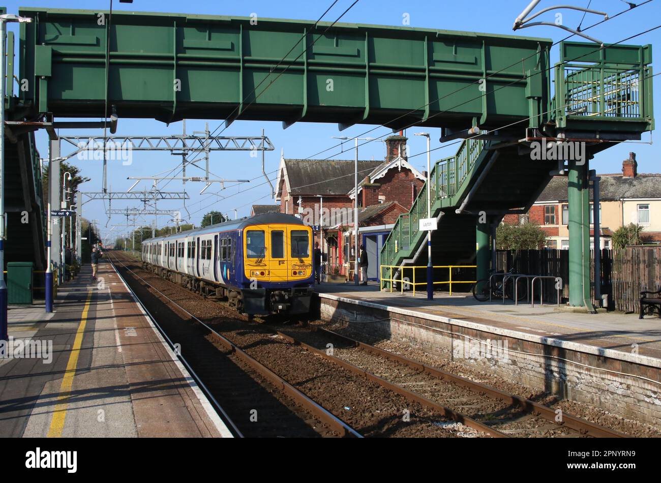 Electric train layton station hi-res stock photography and images - Alamy