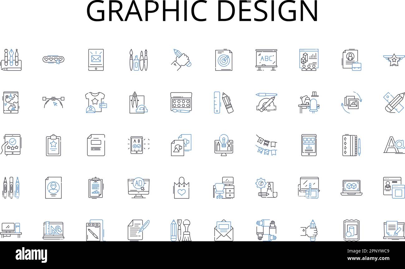 Graphic Design Line Icons Collection Frugality Spending Expenses Savings Allocation