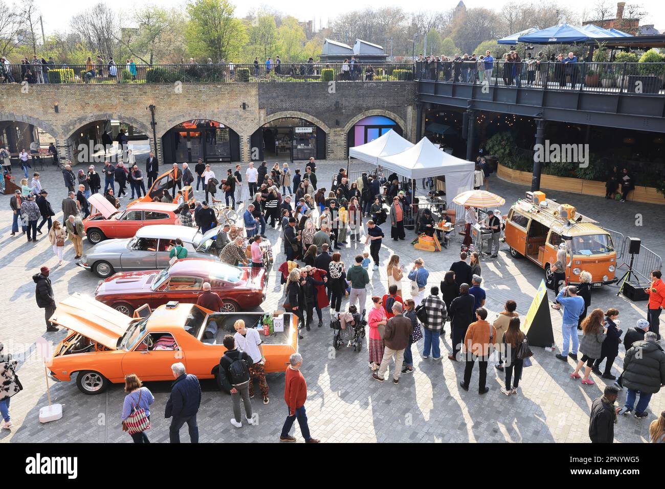 The vibrant Classic Car Boot Sale at Coal Drops Yard, Kings Cross ...