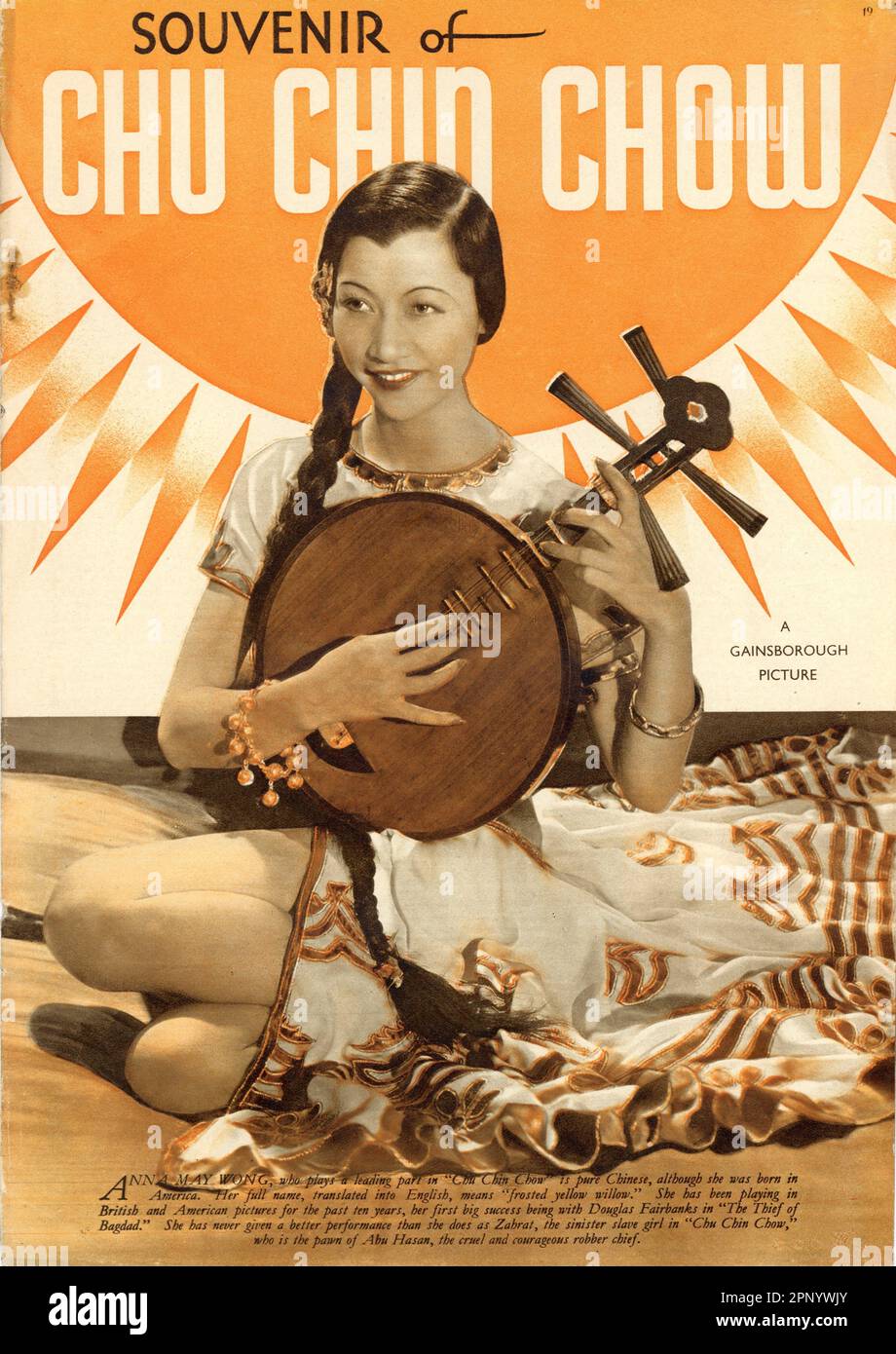 ANNA MAY WONG in CHU-CHIN CHOW 1934 director WALTER FORDE Gainsborough ...